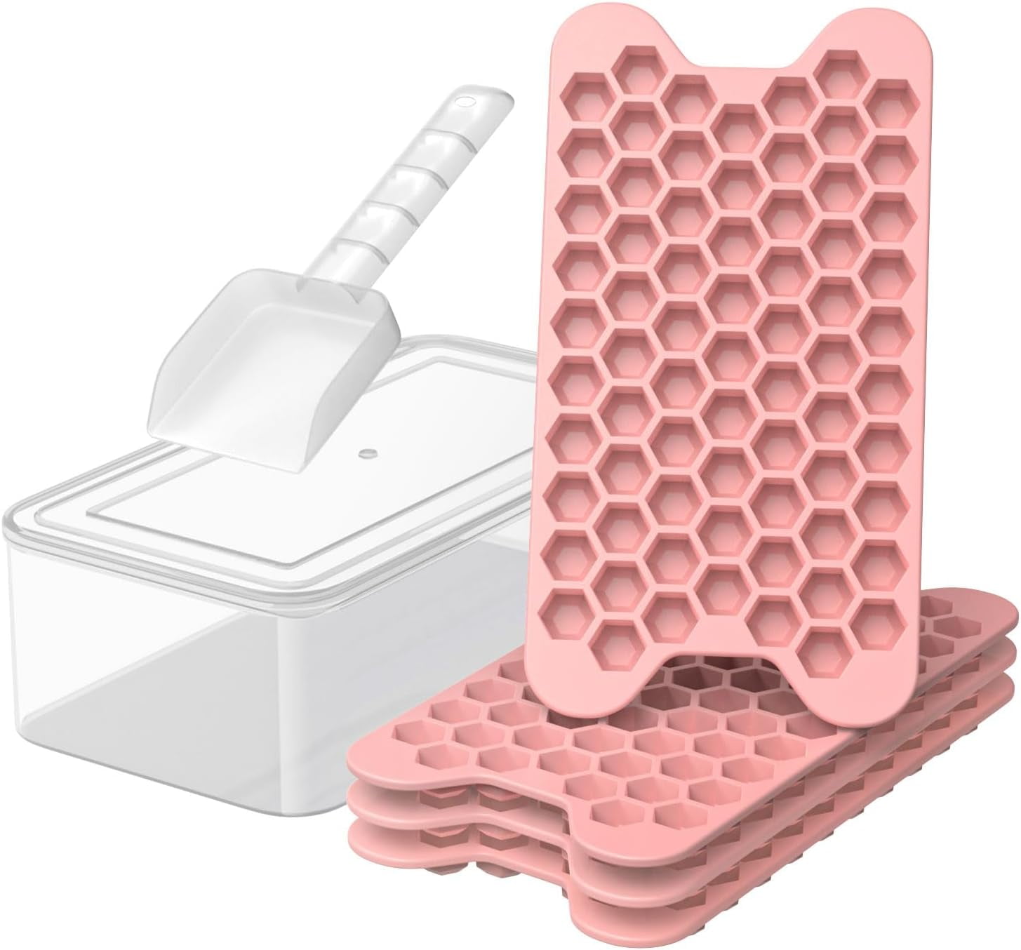 Small Ice Cube Tray for Freezer: Easy Release Ice Cube Maker ...