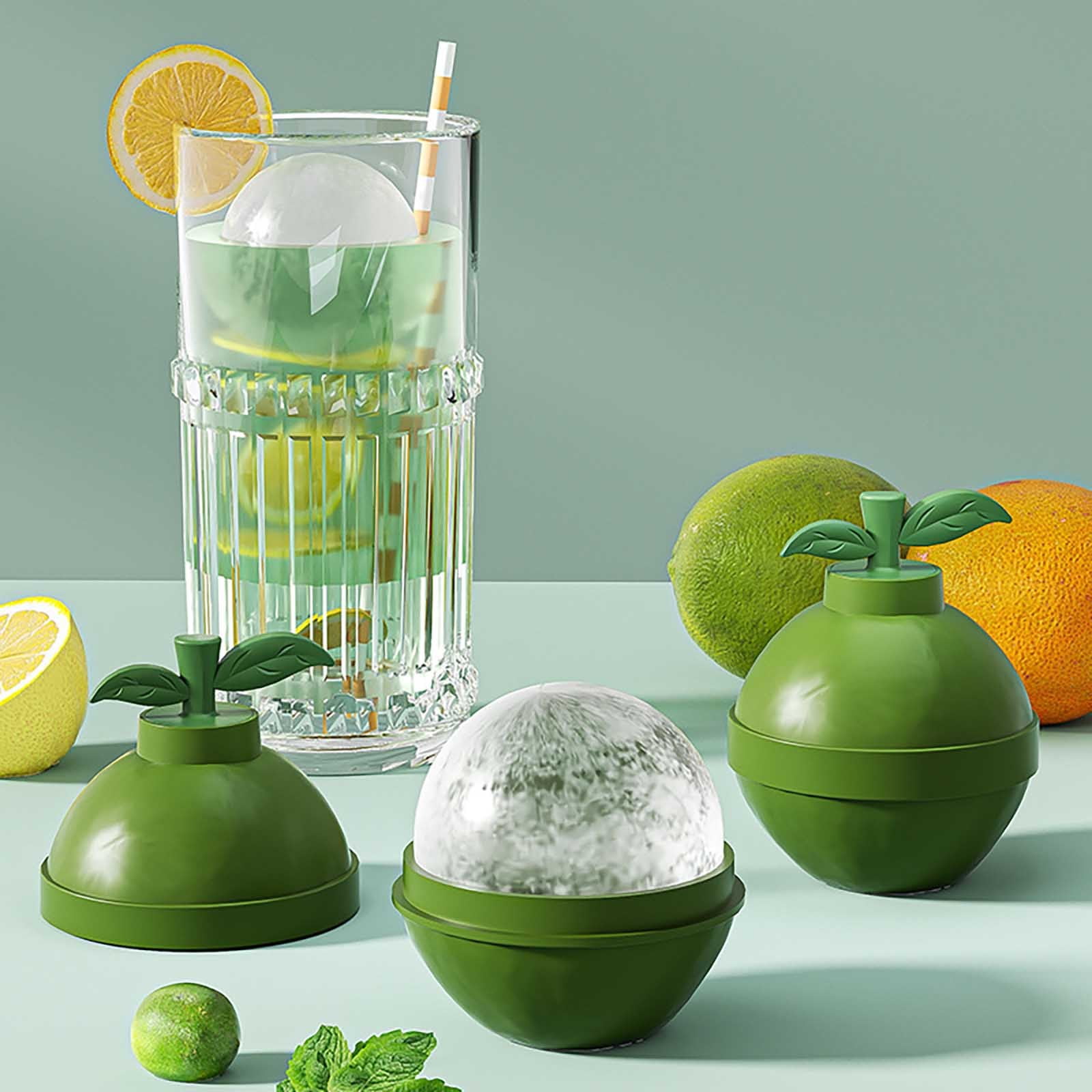 Small Ice Metal Ice Tub with Sphere Molds Spare Scenes Super Cubes ...