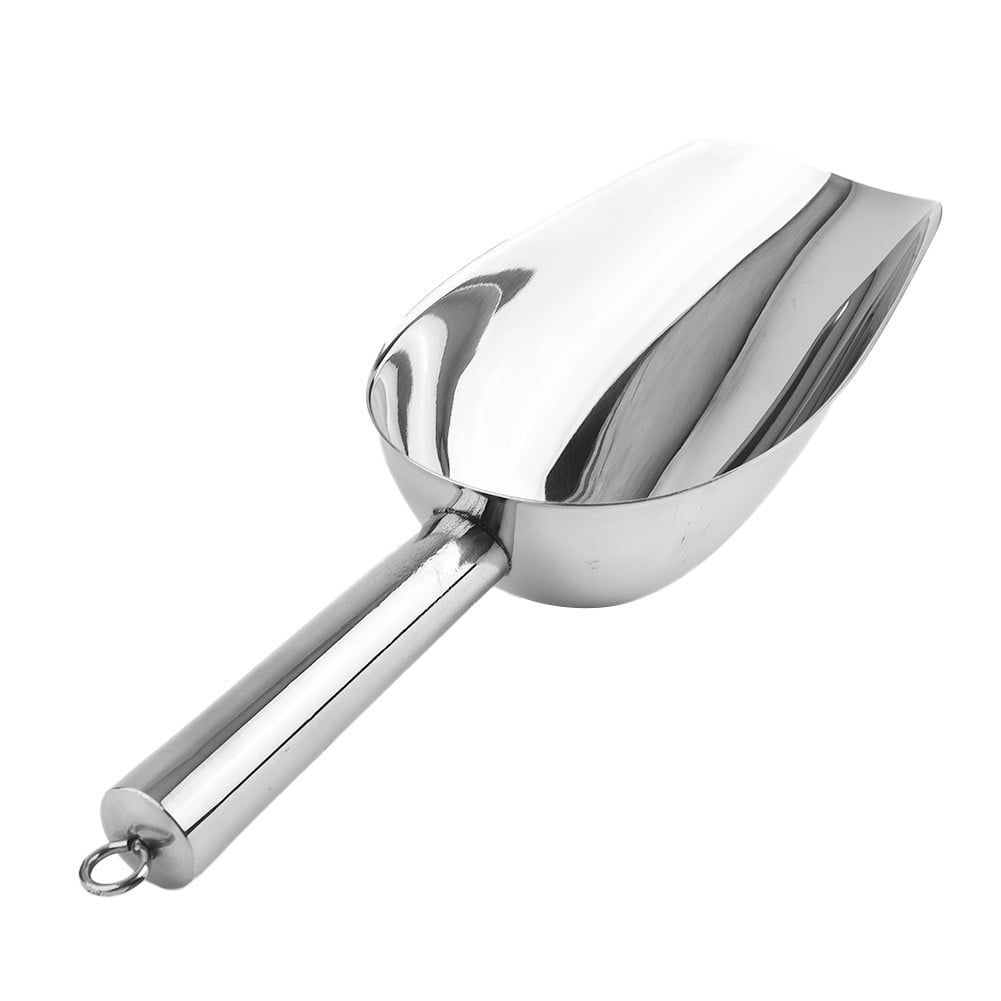 Small Ice Scoop, Stainless Steel Candy Food Flour Scoop for Kitchen ...