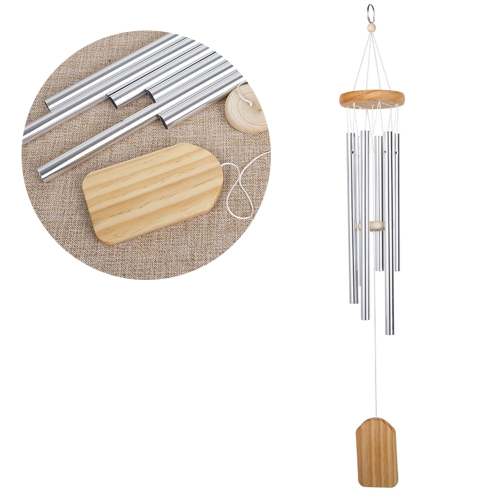 Small Idyllic 6 Pipe Aluminum Tubes Wind Chime Hanging Wind Bell ...