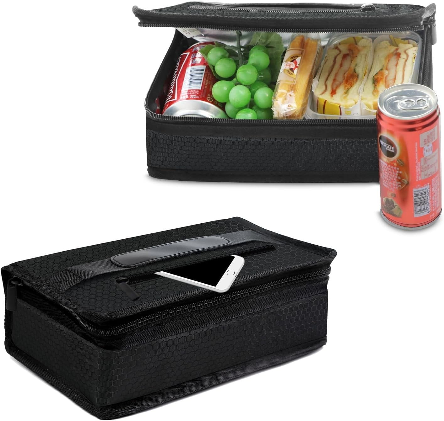 Small Insulated Lunch Bag - Compact Lunch Box for Portion Control, Work ...
