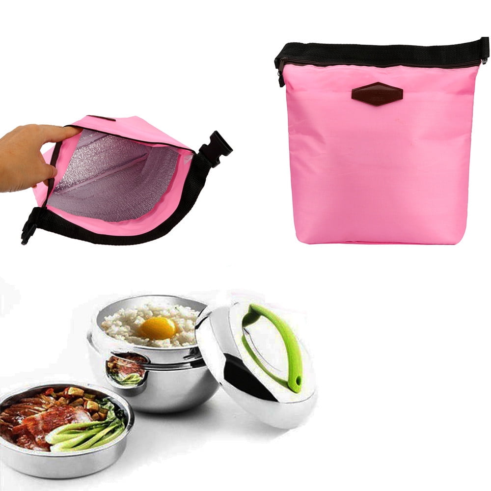 Small Insulated Lunch box Portable Soft Bag Mini Cooler Thermal Meal ...
