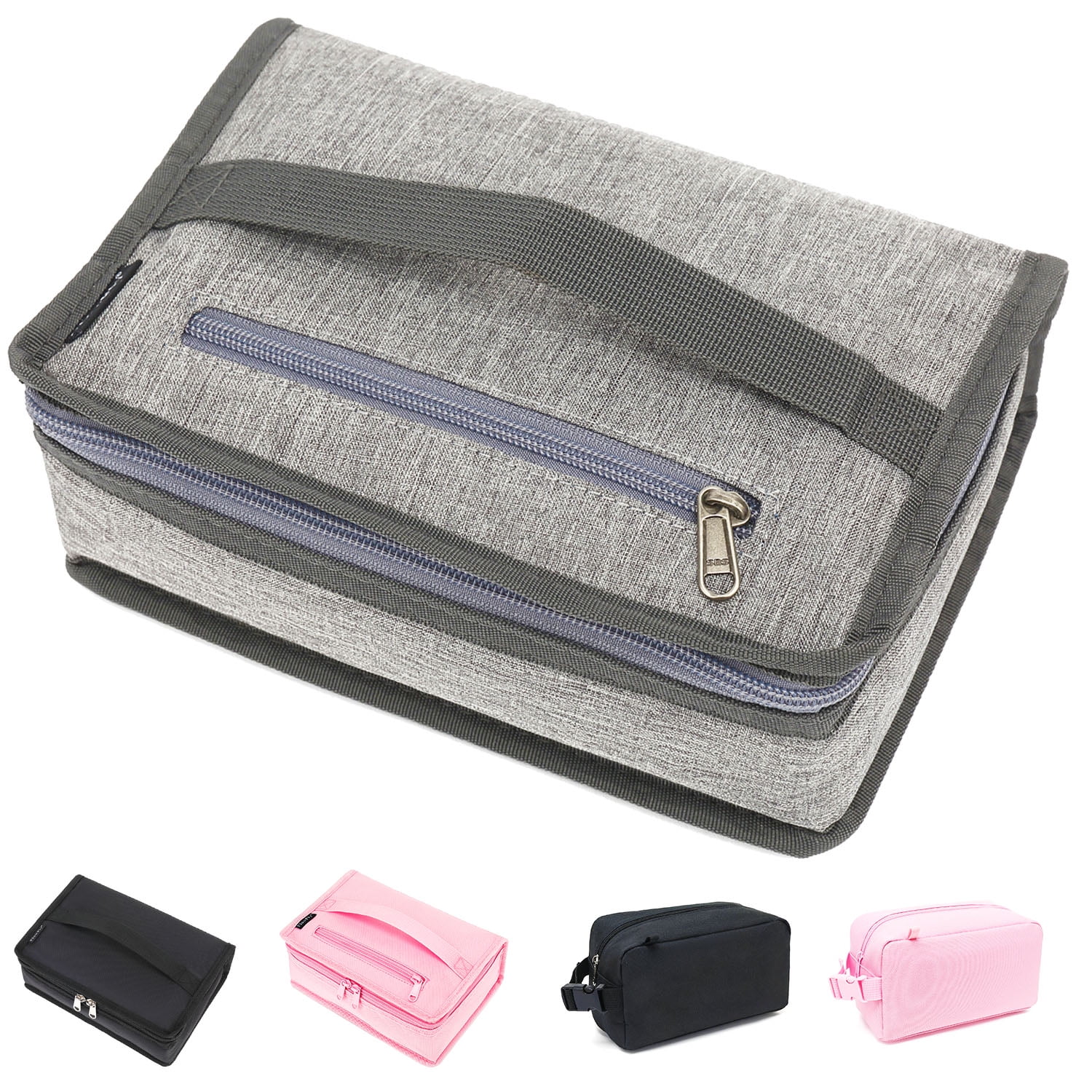 Fammart Lunch Box, Insulated Cooler with Handle, Grey, for Women Men ...