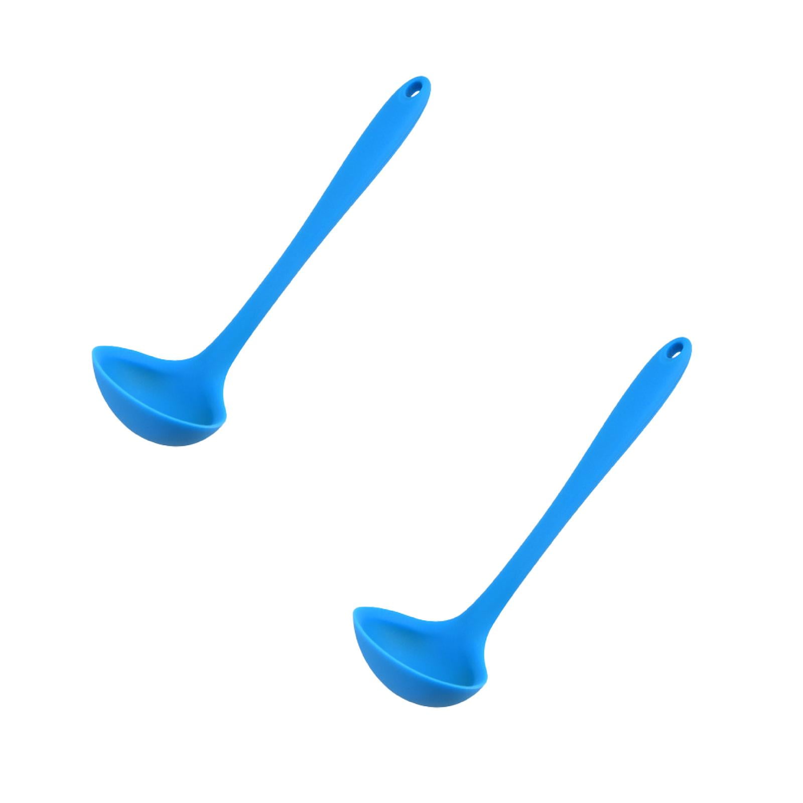 Small Integrated Silicone Soup Spoon Non Stick Catering Supplies ...