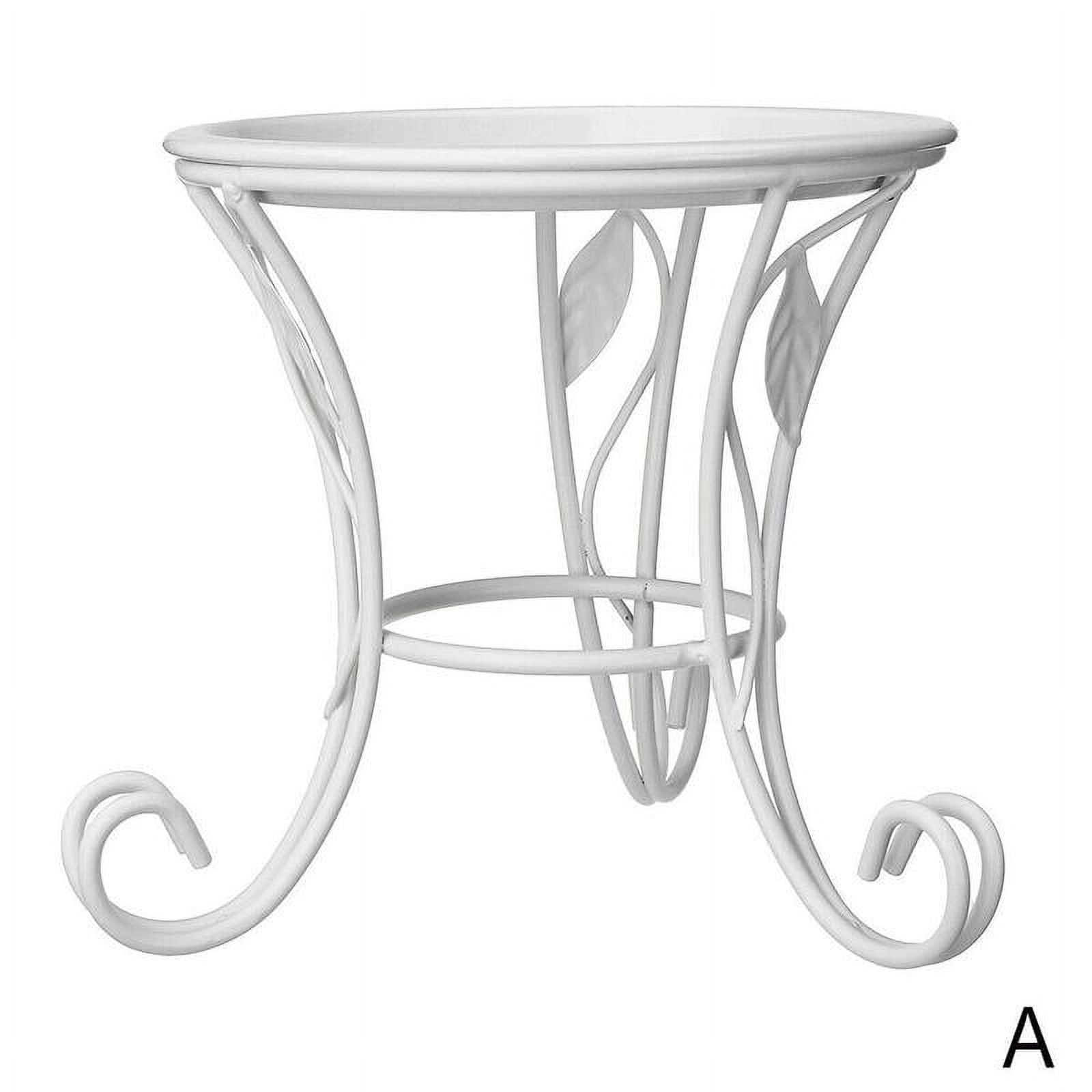 Small Iron Bird Stand - Versatile Placement, Black and White Color Options - Walmart.com