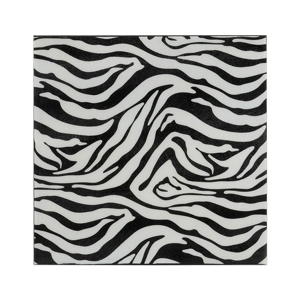 Small Iron Faux Zebra Skin Wall Tile - Walmart.com