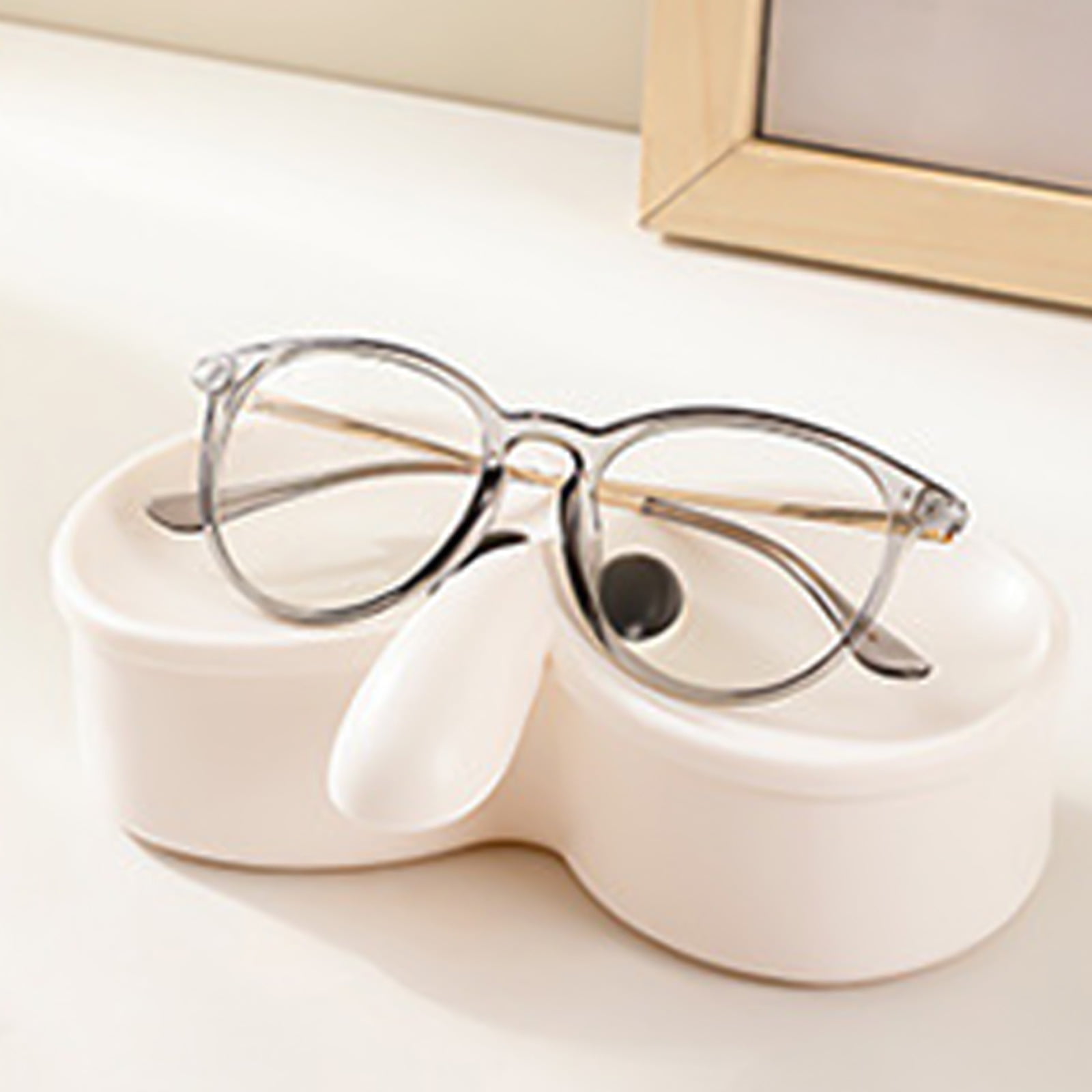 Small Items Organizer, Sunglasses Display Rack, Double Compartment ...