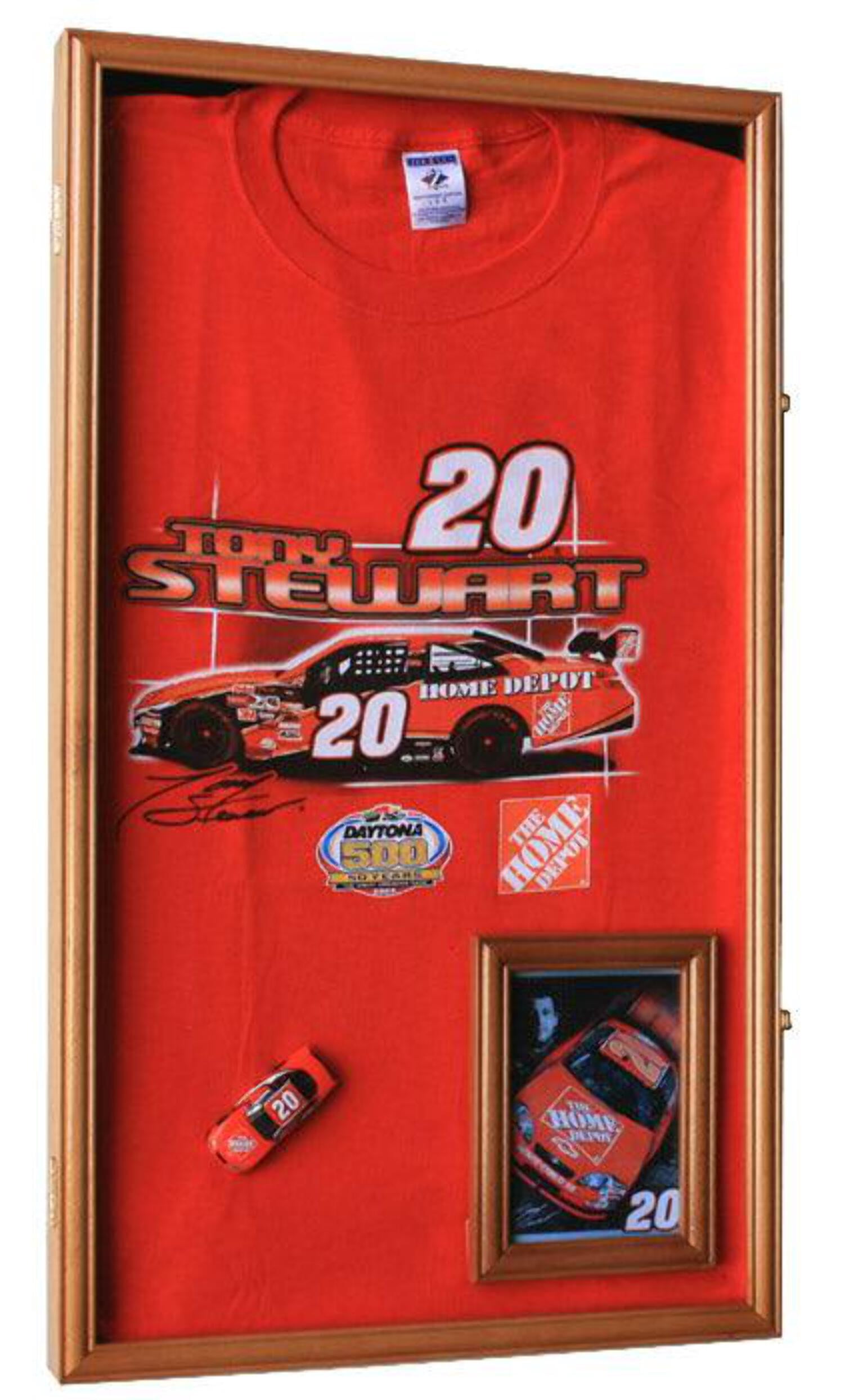 Small Jersey, T-shirt, or Uniform Frame Display Case Cabinet Shadowbox ...
