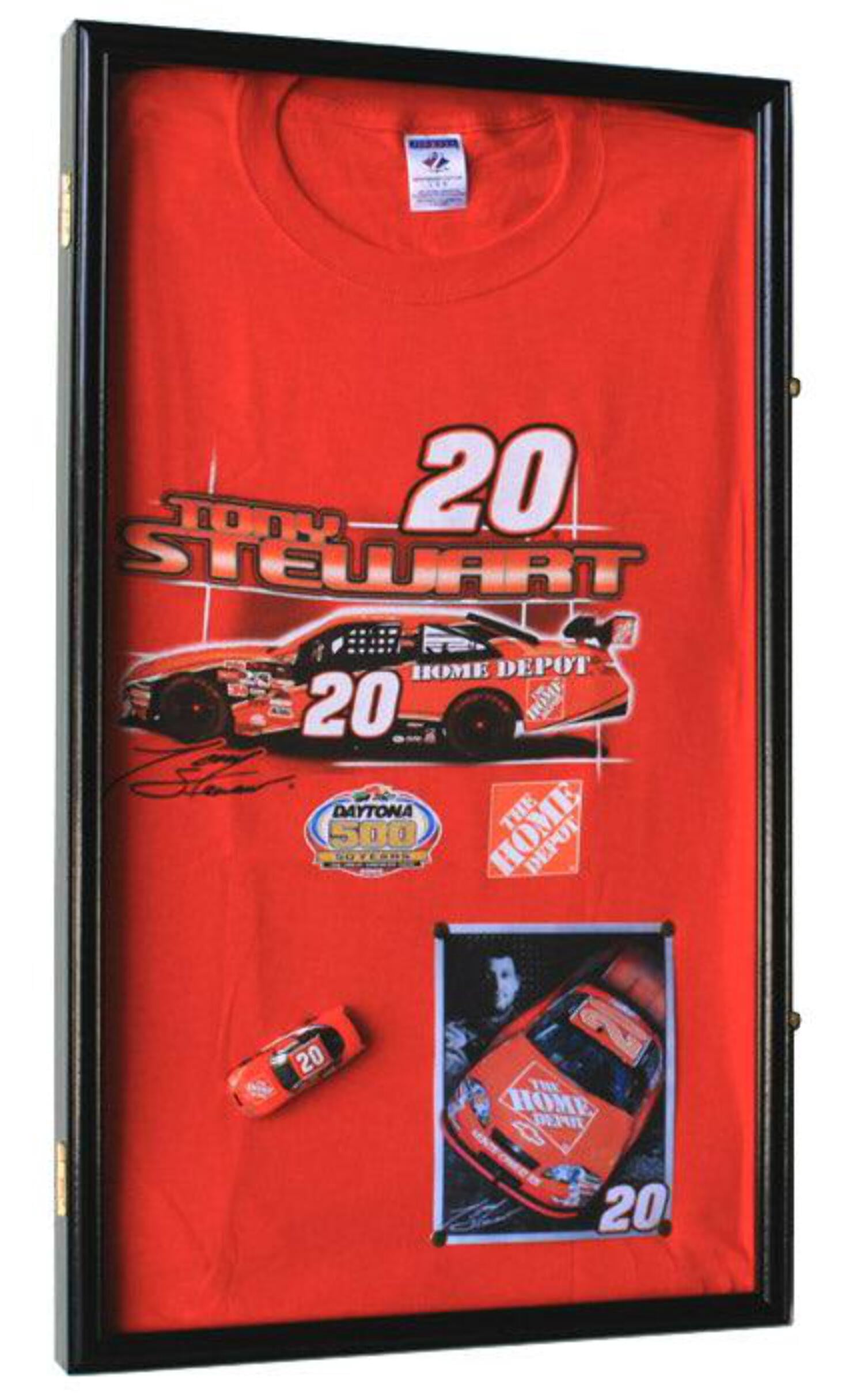 Small Jersey, T-shirt, or Uniform Frame Display Case Cabinet Shadowbox ...