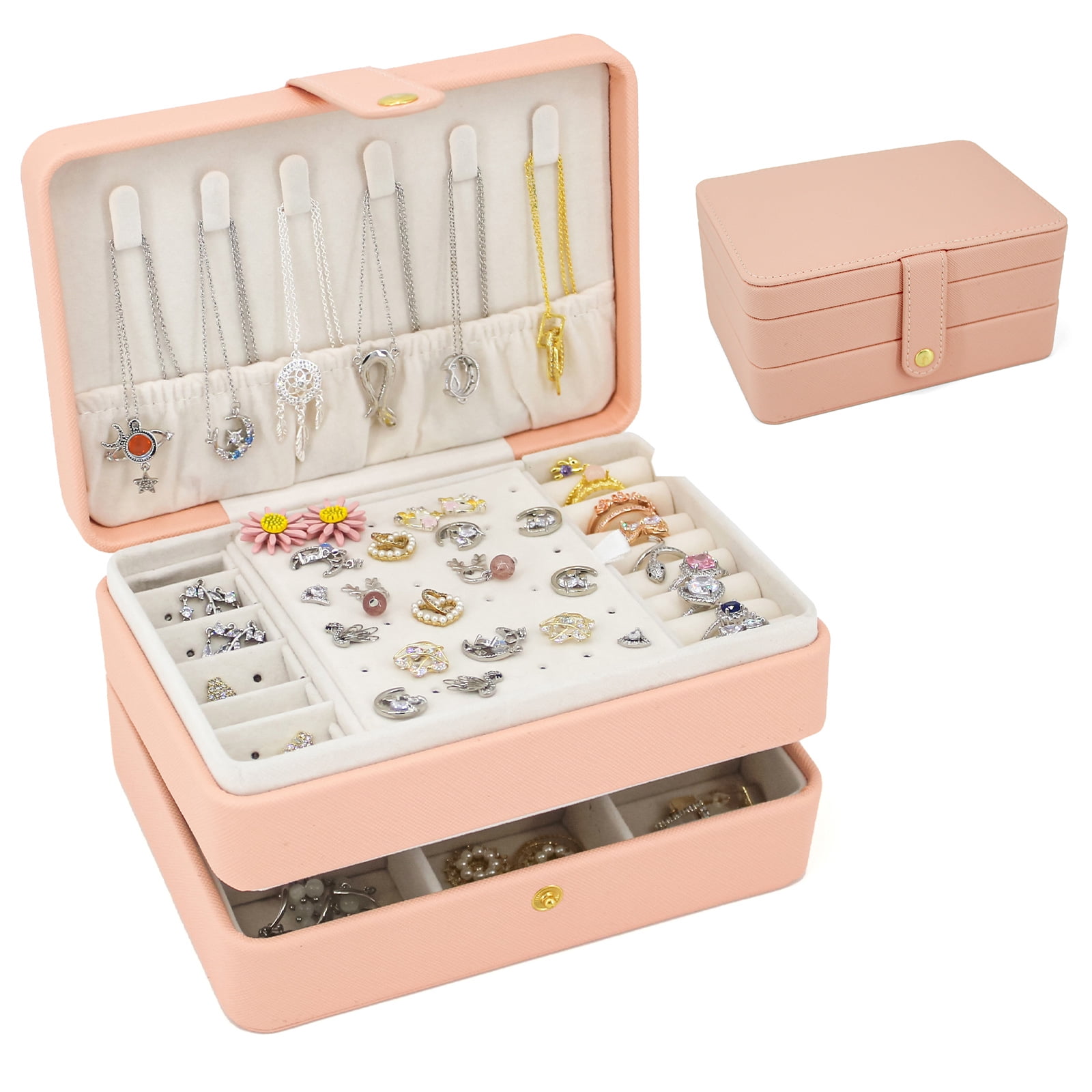 Small Jewelry Box, Travel Jewelry Organizer, Portable Jewelry boxes for ...