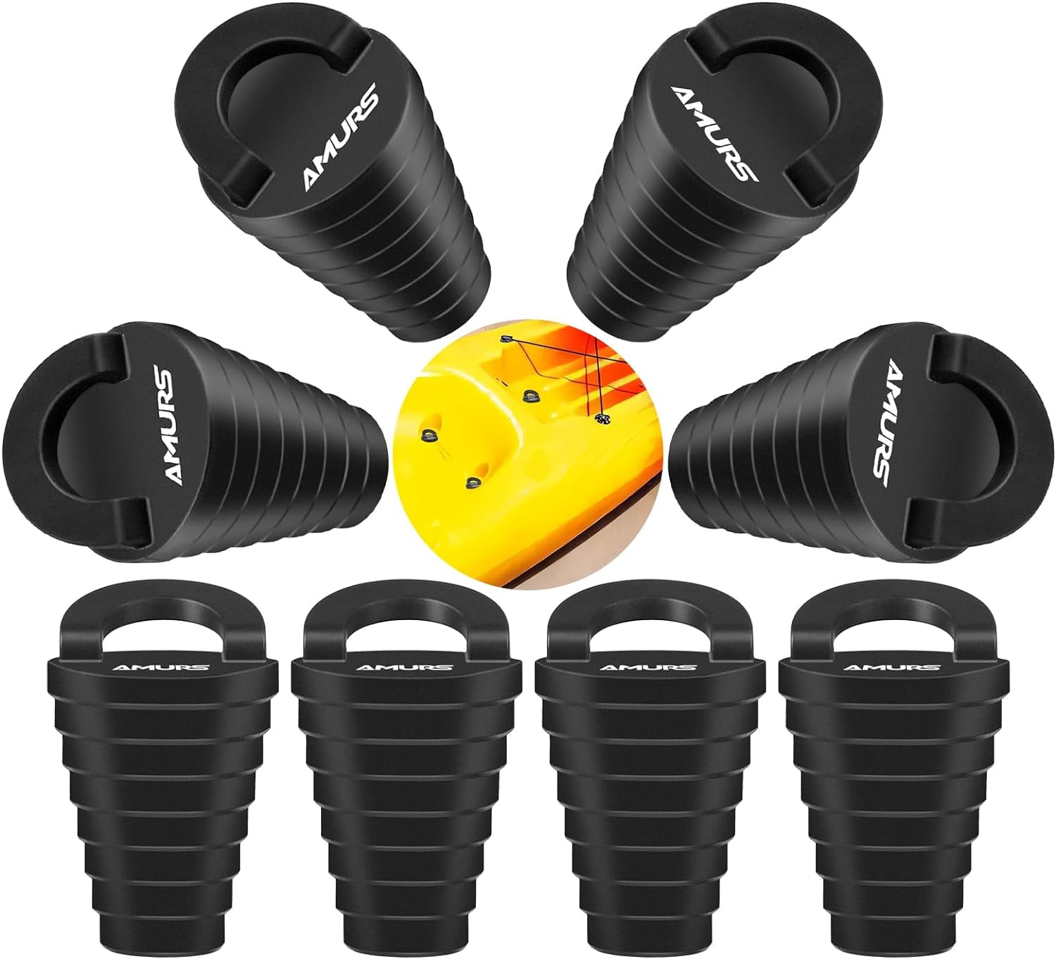 Small Kayak Scupper Plugs Kits Scupper Plugs Drain Holes Stopper with ...