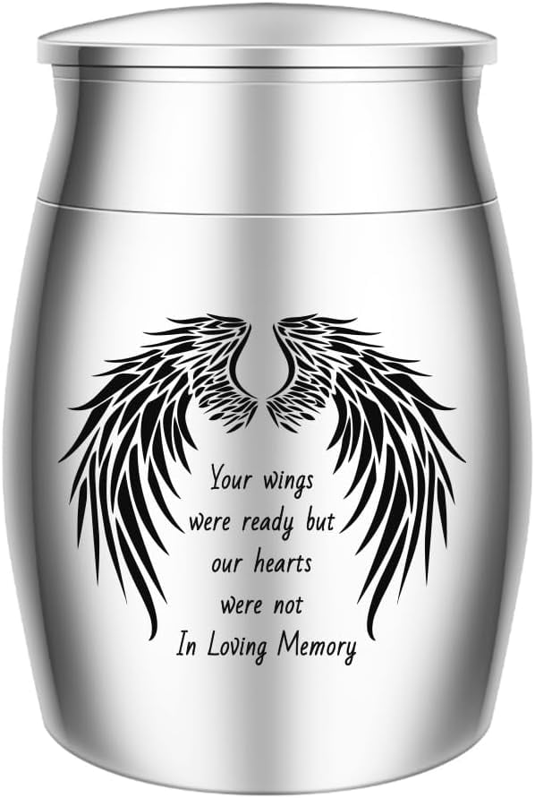 Small Keepsake Cremation Urns 1.57 Inch Mini Funeral Urns for Human ...