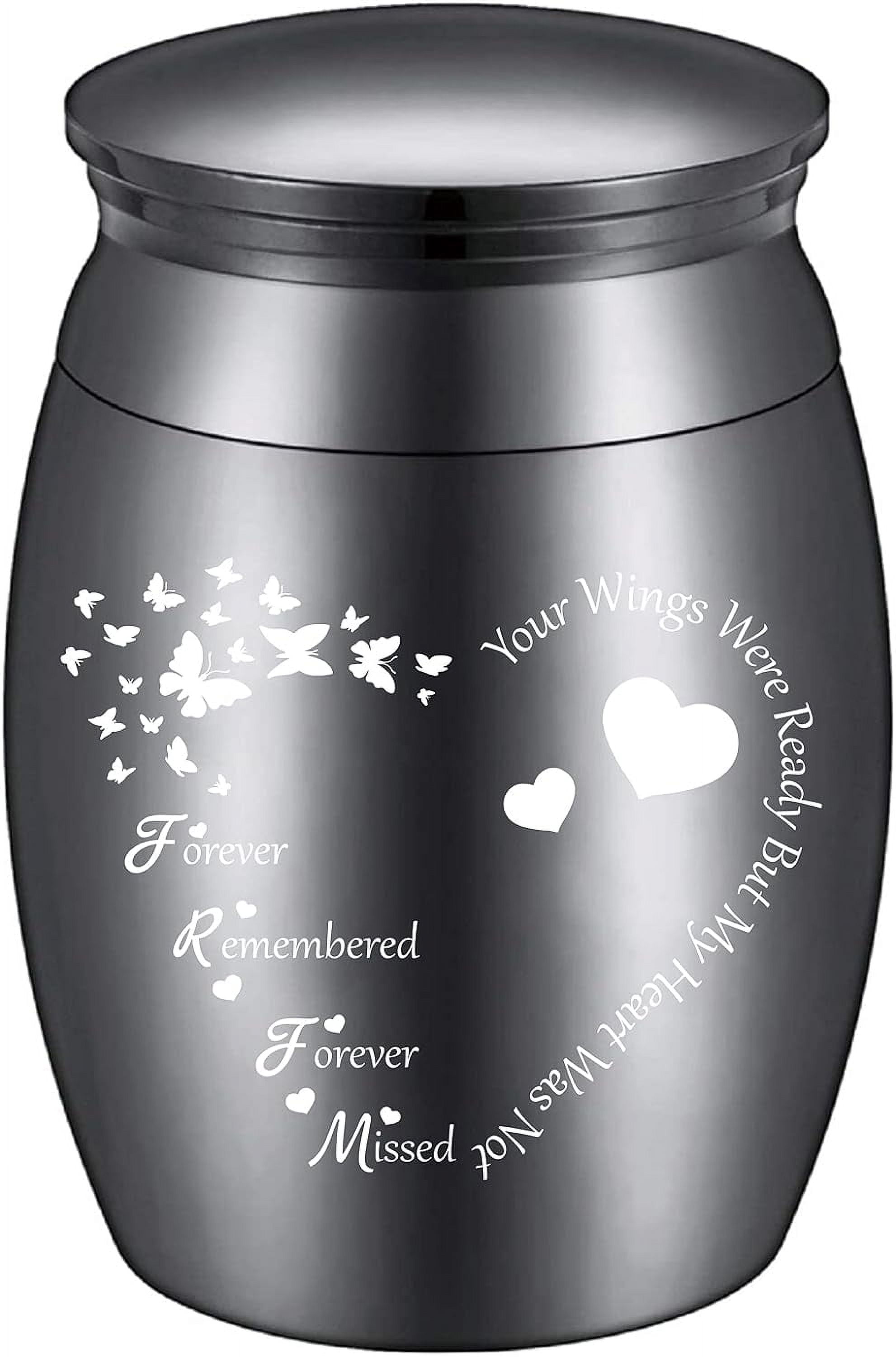 Small Keepsake Urn Mini Cremation Urns Ashes Holder Butterfly Heart ...