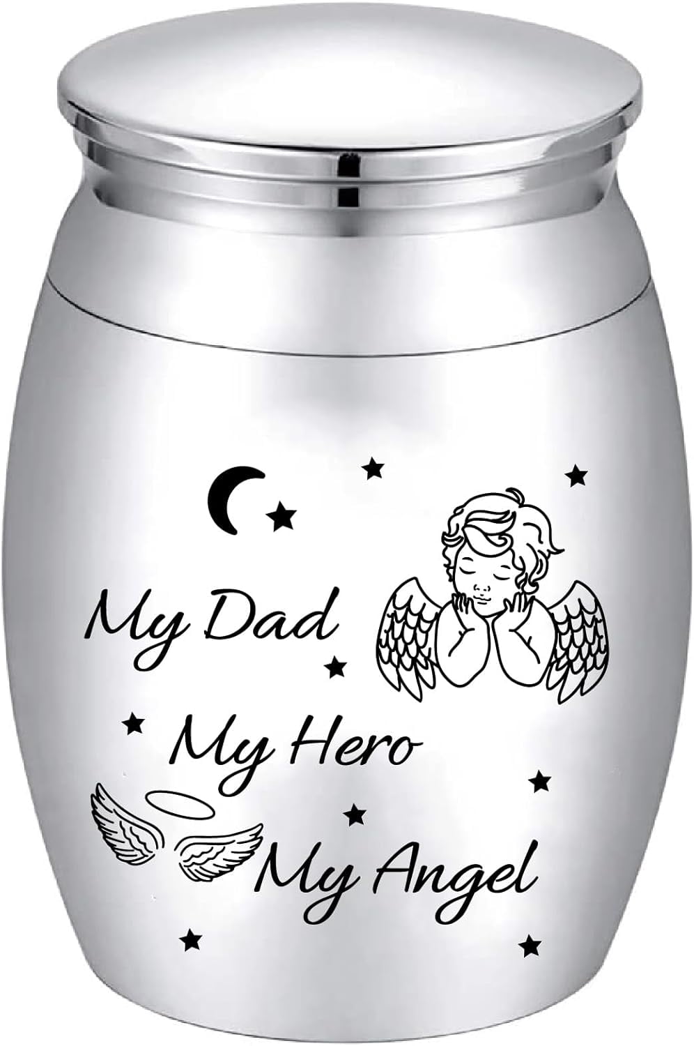Small Keepsake Urn for Dad Mini Cremation Urns Decorative Memorial ...