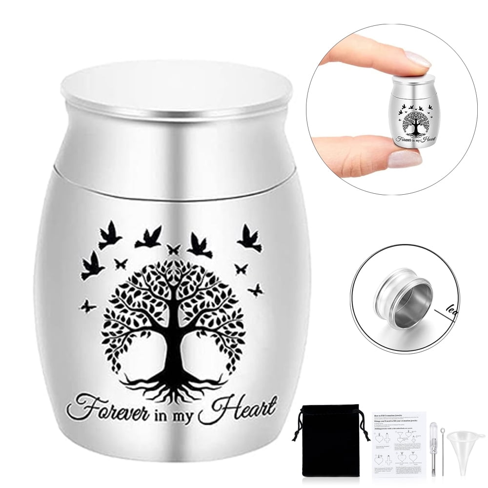 Small Keepsake Urn for Human Ashes Tree of Life Cremation Urns Mini ...
