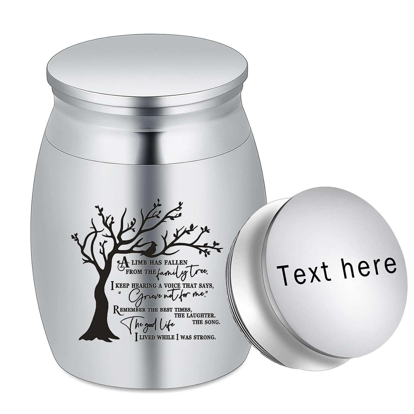 Small Keepsake Urns for Human Ashes 1.57 Inch Mini Cremation Urns for ...