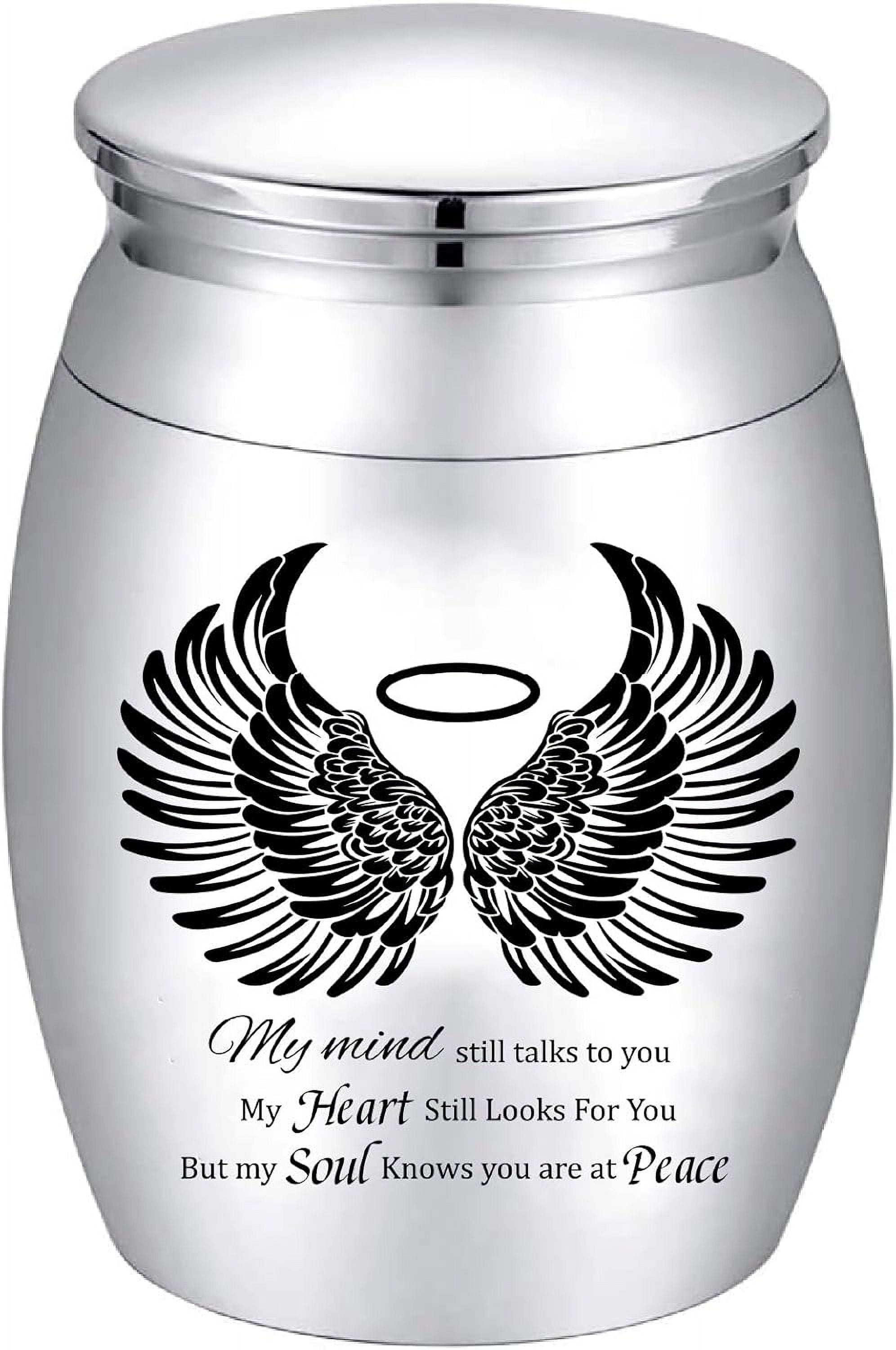Small Keepsake Urns Mini Cremation Urn for Human Ashes Alloy Sharing ...