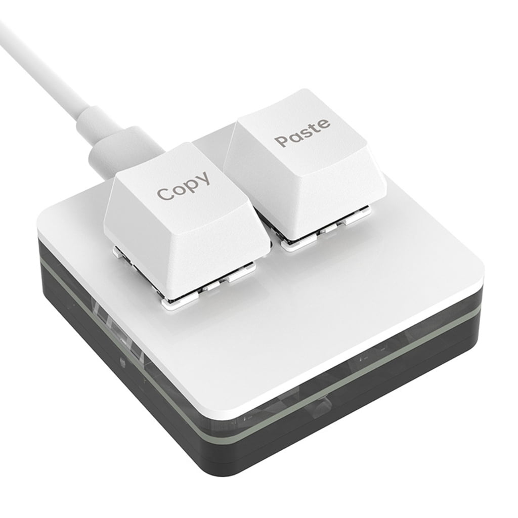 Small Keyboard Macropad 2Keys Customizable Color Backlighting Switches ...
