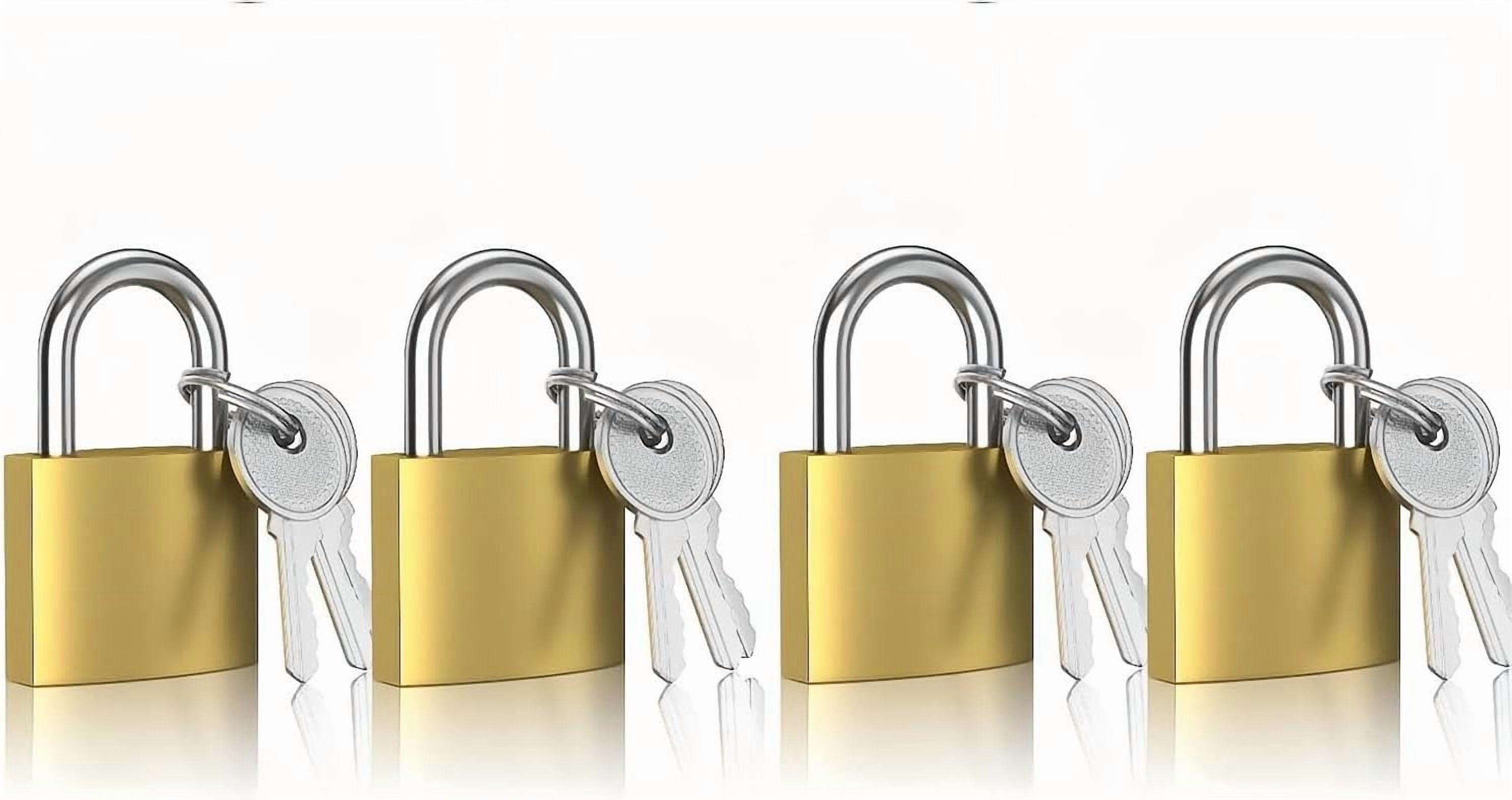 Small Keyed Padlocks, Locker Lock, Locks with Keys ,Compact, Hardened ...