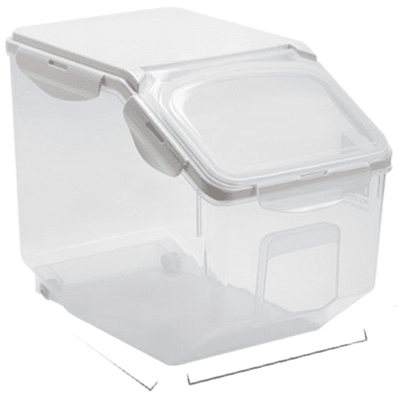 Small Kitchen Grain Storage Container 10kg Sealed Airtight Moisture ...