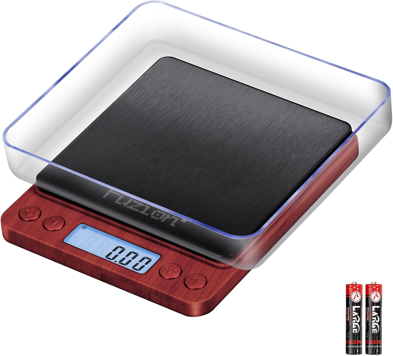 Small Kitchen Scale, 500g/ 0.01g Small Gram Weight Scale, Precision Lab ...