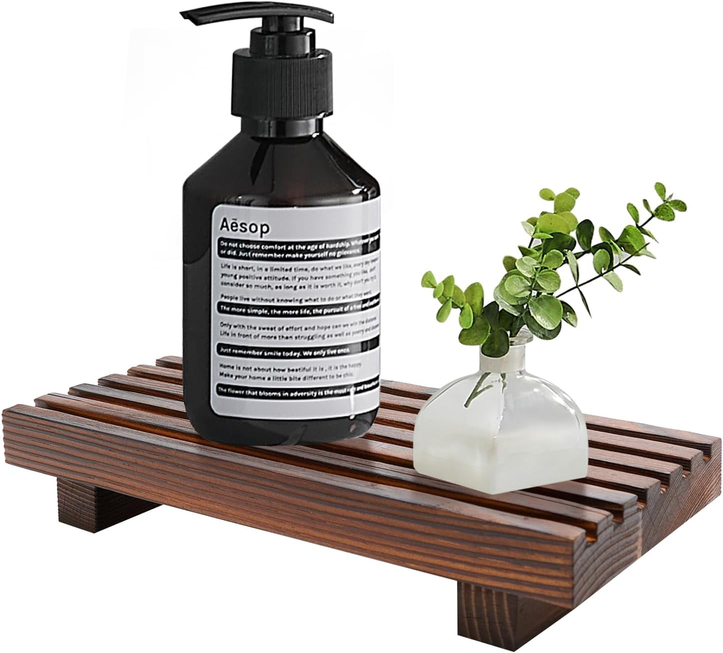 Small Kitchen Sink Soap Tray for Counter Soap Dish Dispenser Holder ...