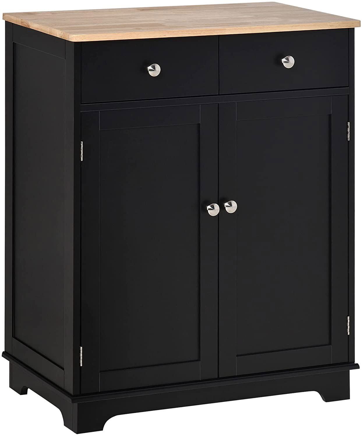 Small Kitchen Storage Cabinet Sideboard Buffet Pantry with Doors Drawer ...