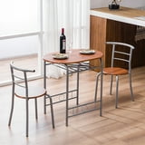 3-Piece Small Kitchen Dinette Set for Apartment, Dining Room Table Set ...