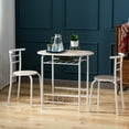Small Kitchen Table Set 3 PCS, Dining Room Breakfast Table Set for 2 ...