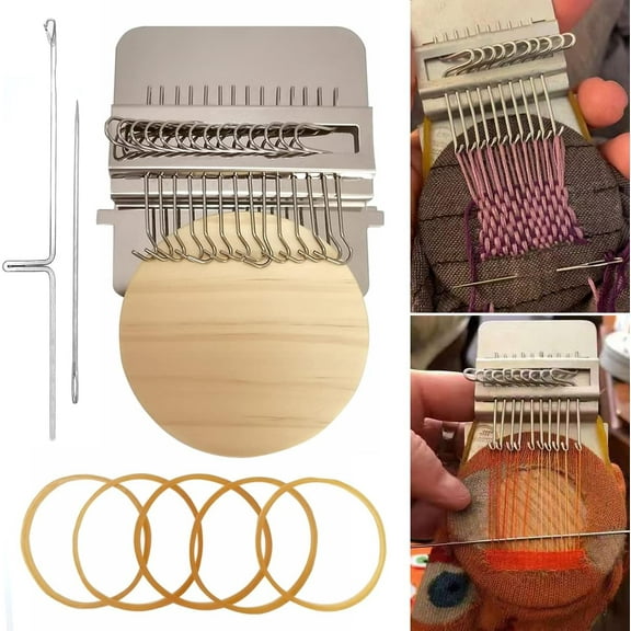 KCGYNP Double Head Rotating Weaving Kit-Multifunctional DIY Knitting ...