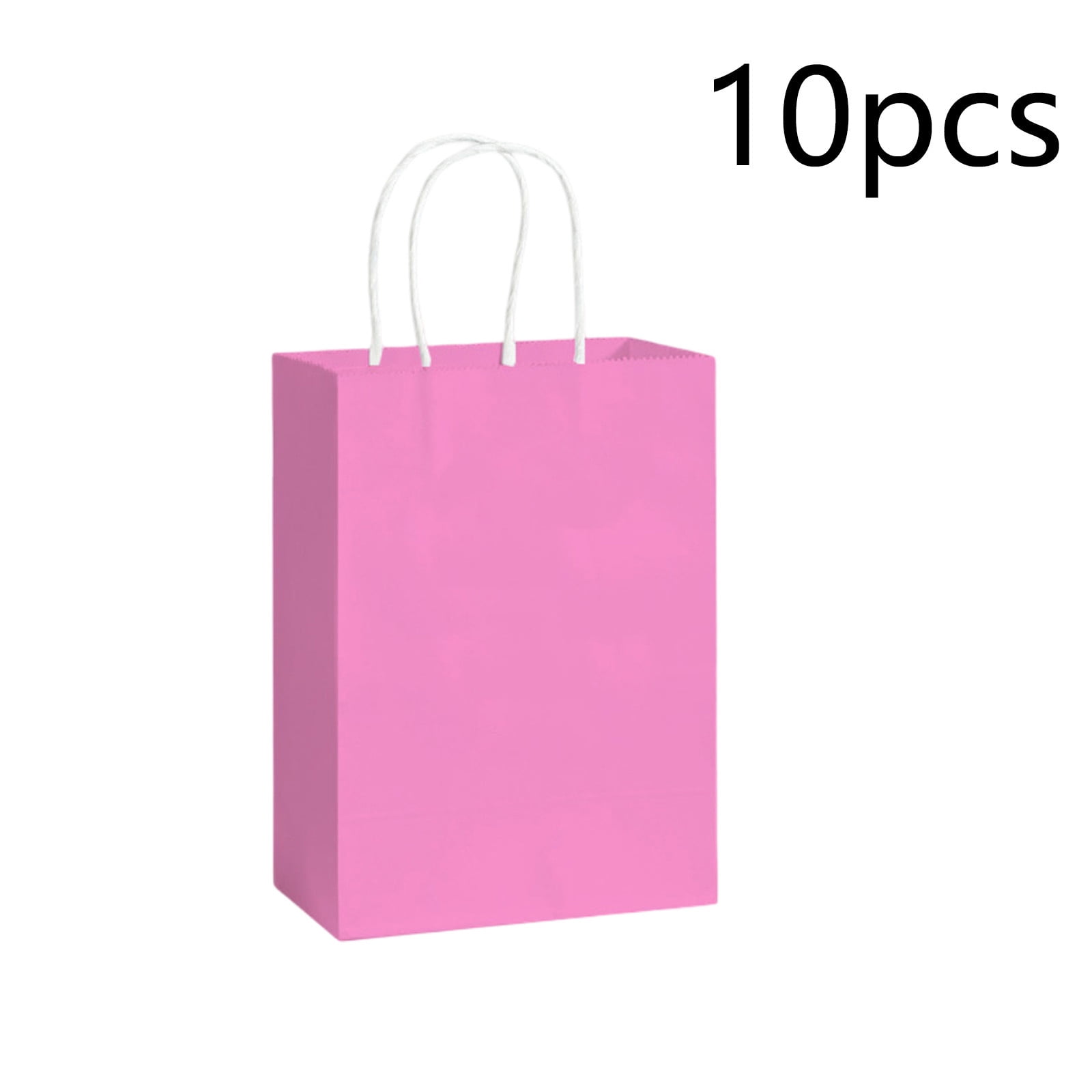 Small Kraft Paper Bag with Handle for Retail Shopping Party Birthday ...