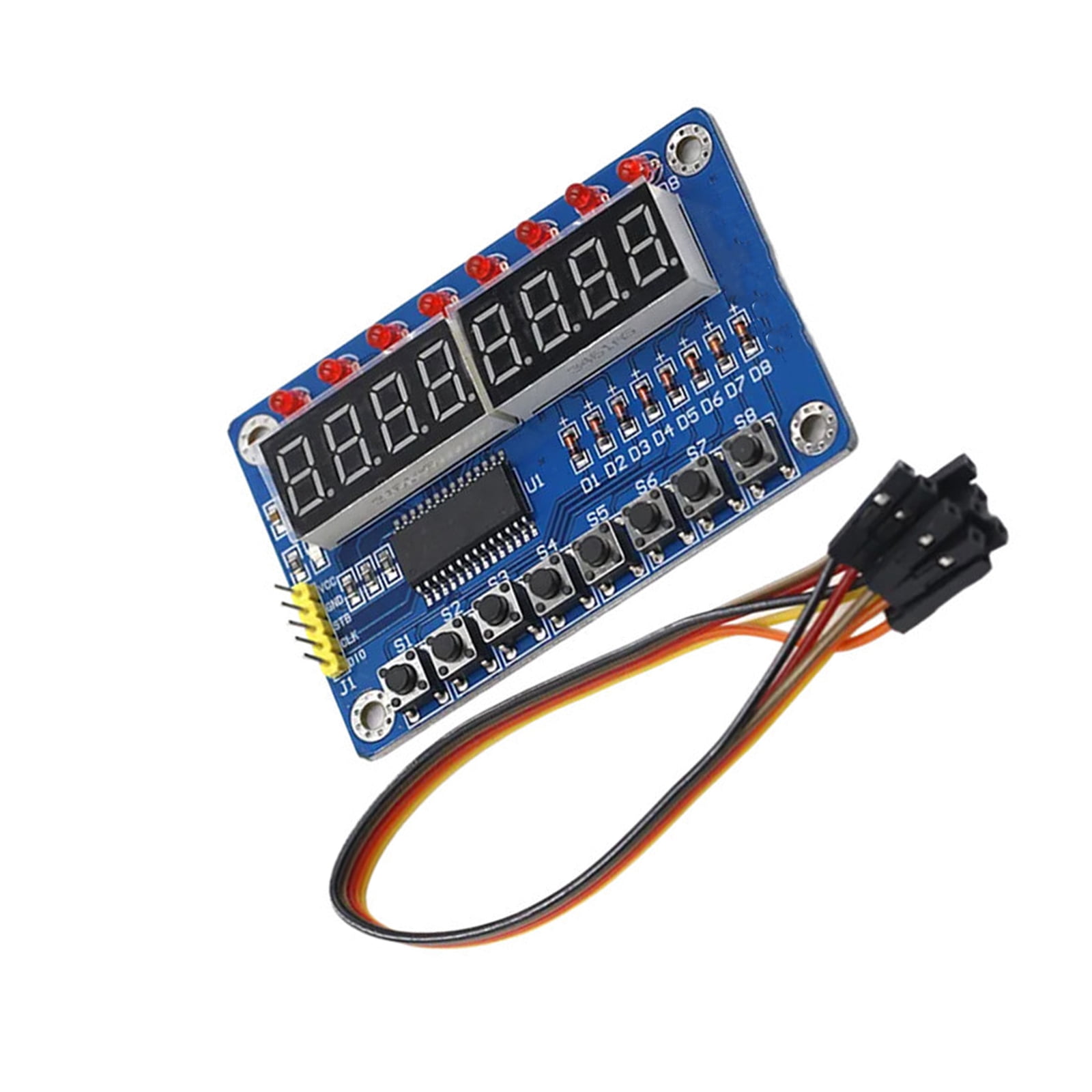 Small LED Output TM1638 Digital LED Tube Display Board Module Suitable ...