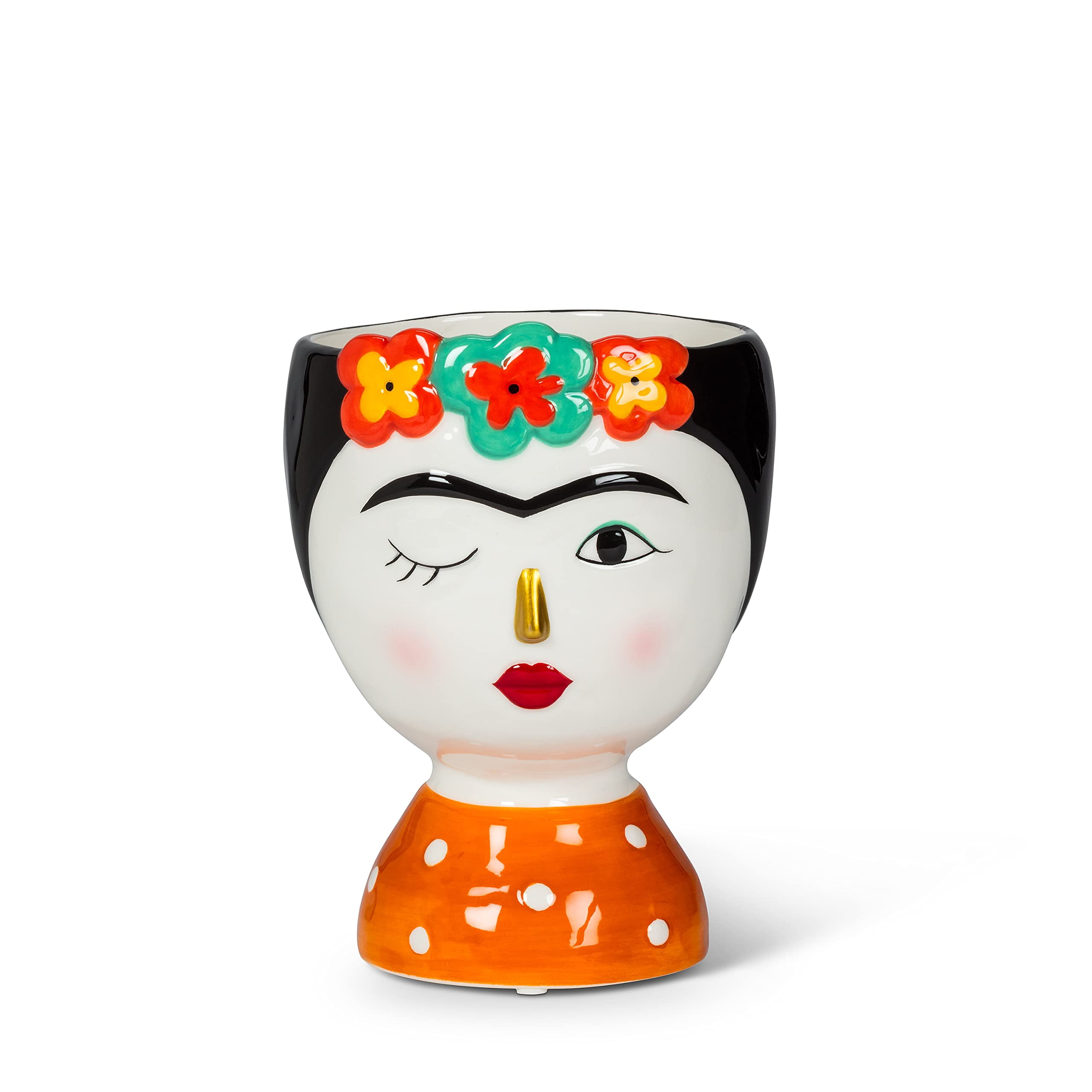 Abbott Collection 27-FRIDA-260 Small Lady with Flowers Vase, 1 EA ...