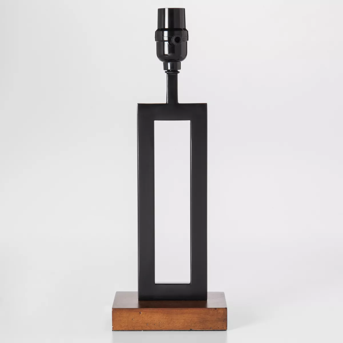 Weston Window Small Lamp Base Black - Modern Rectangle, No Assembly ...