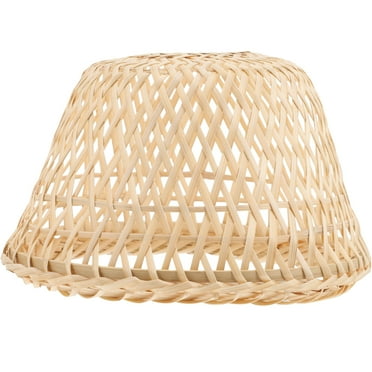 Drum Lamp Shade for Floor Lamps, Bamboo Lamp Shade, Medium Drum ...