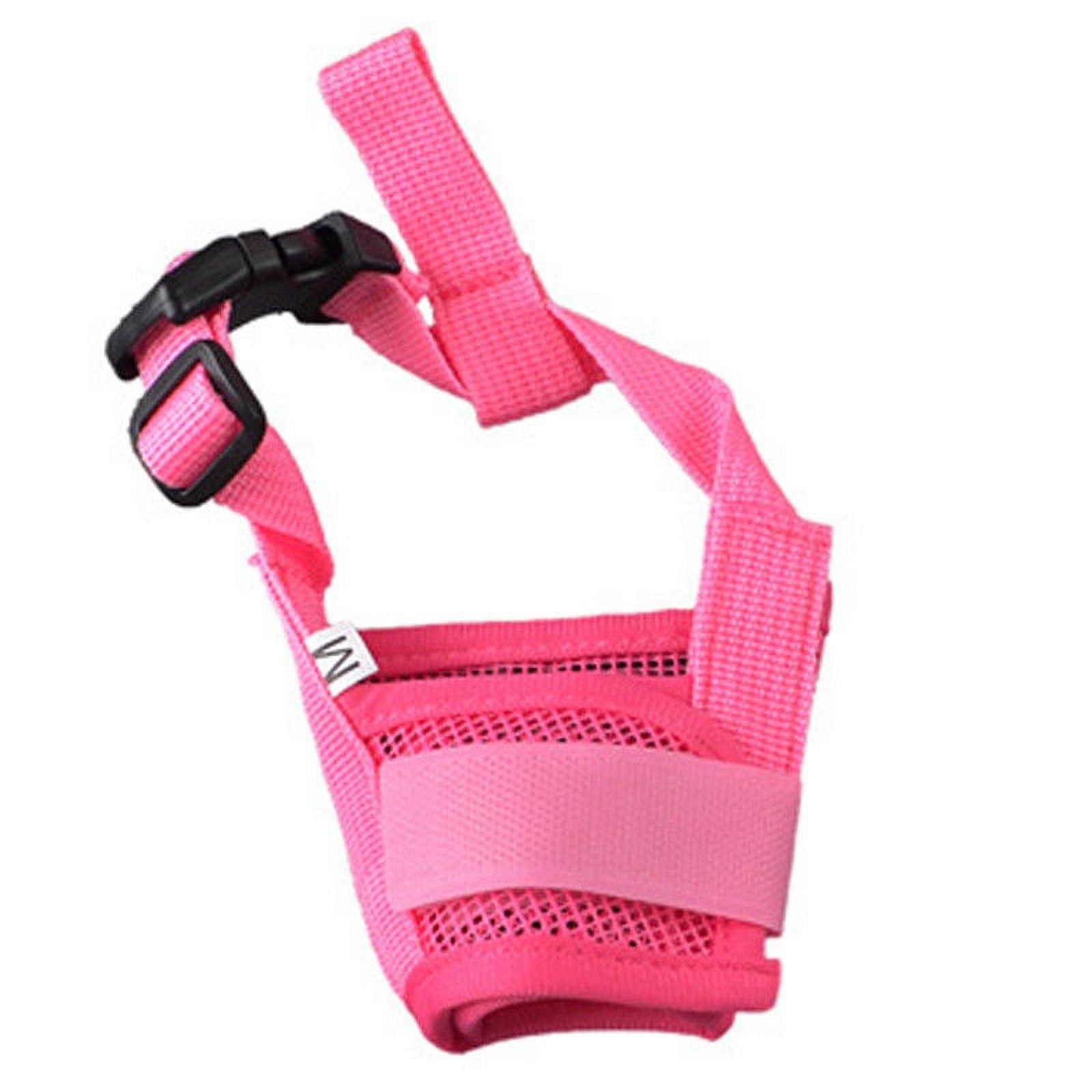 Small Large Dogs Muzzle Anti Stop Bite Barking Chewing Mesh Mask ...