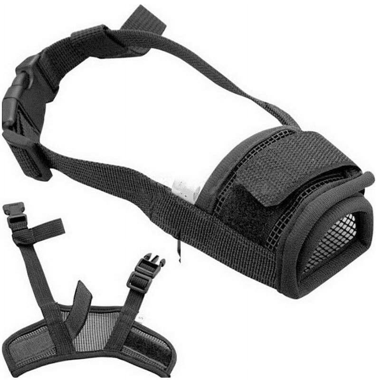 Small Large Dogs Muzzle Anti Stop Bite Barking Chewing Mesh Mask ...