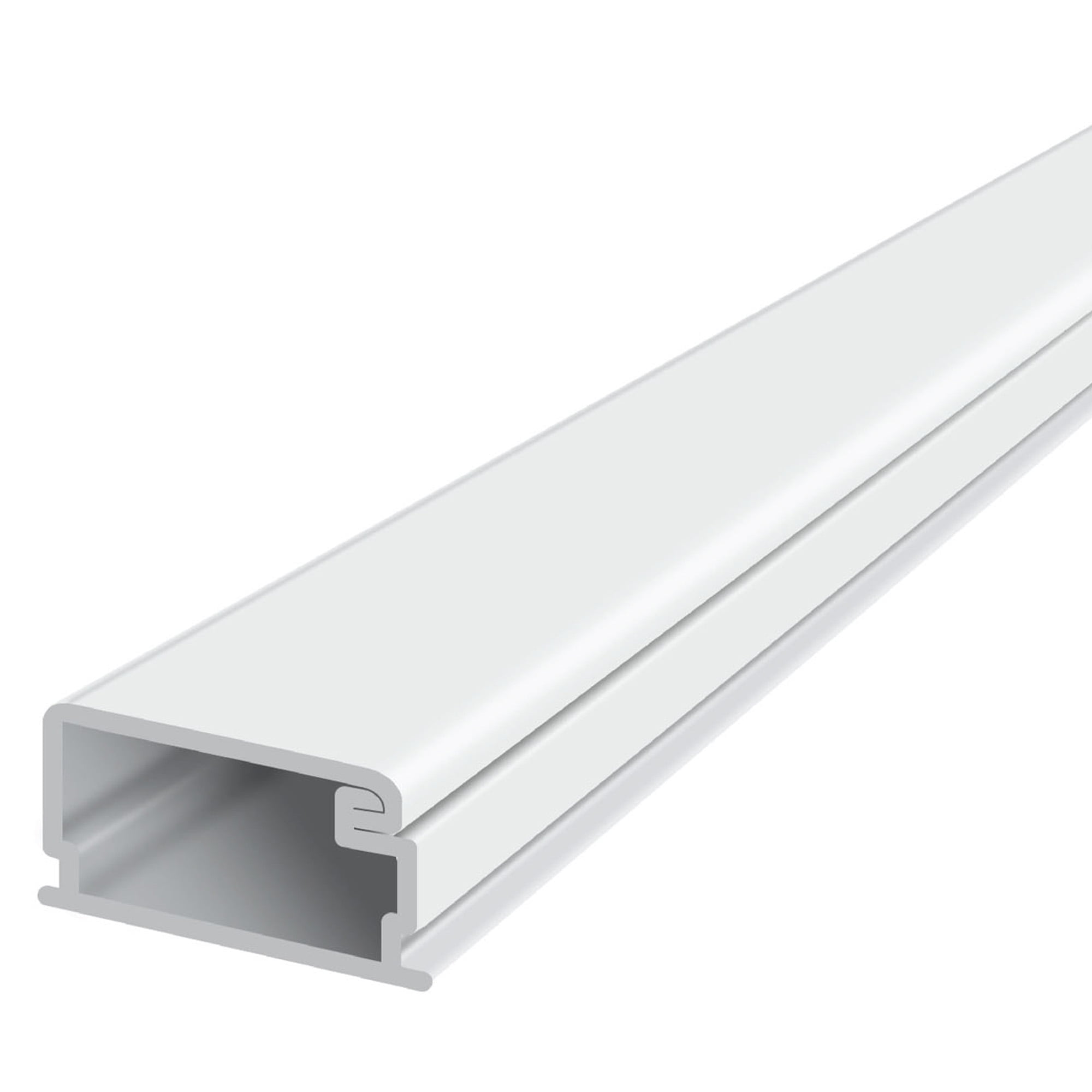 Small Latching Surface Cable Raceways - Channel Size: 0.66"W x 0.4"H ...