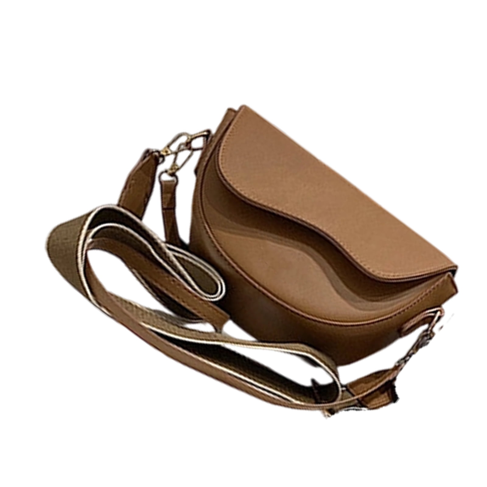 Small Leather Clutches Purse Women's Saddle Shoulder Bag Fashion ...