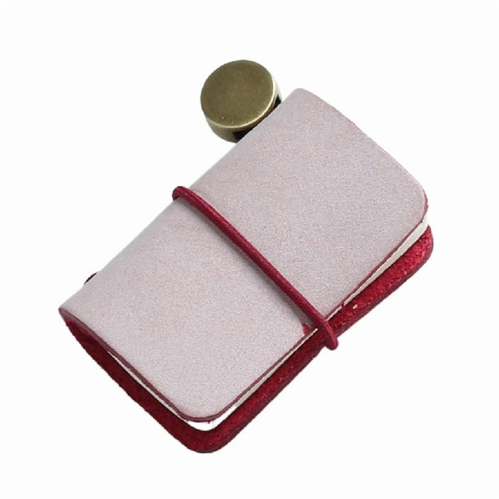 Small Leather Journal 1.25x1.88Inch Pocket Notebook 60 Pages Unlined ...