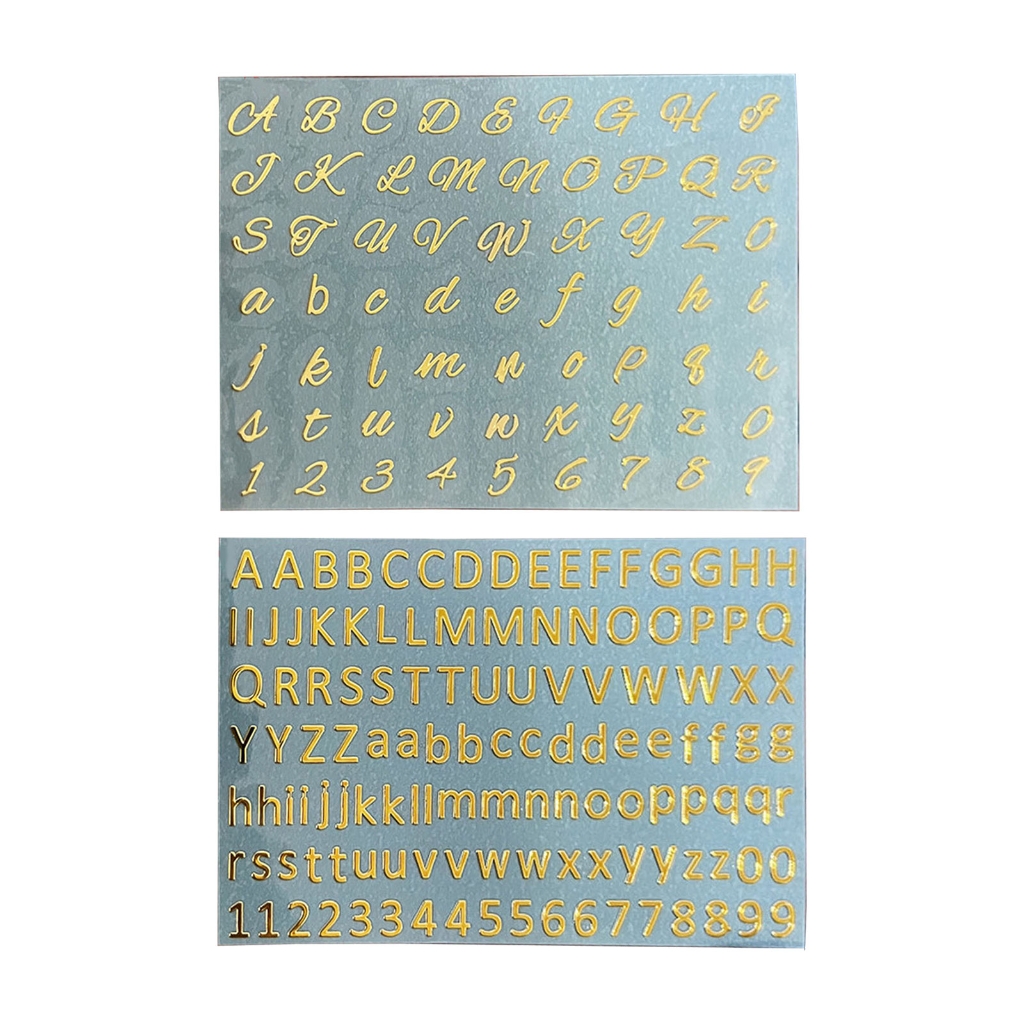 Small Letter Alphabet Stickers Mini Numbers Stickers Self Adhesive ...