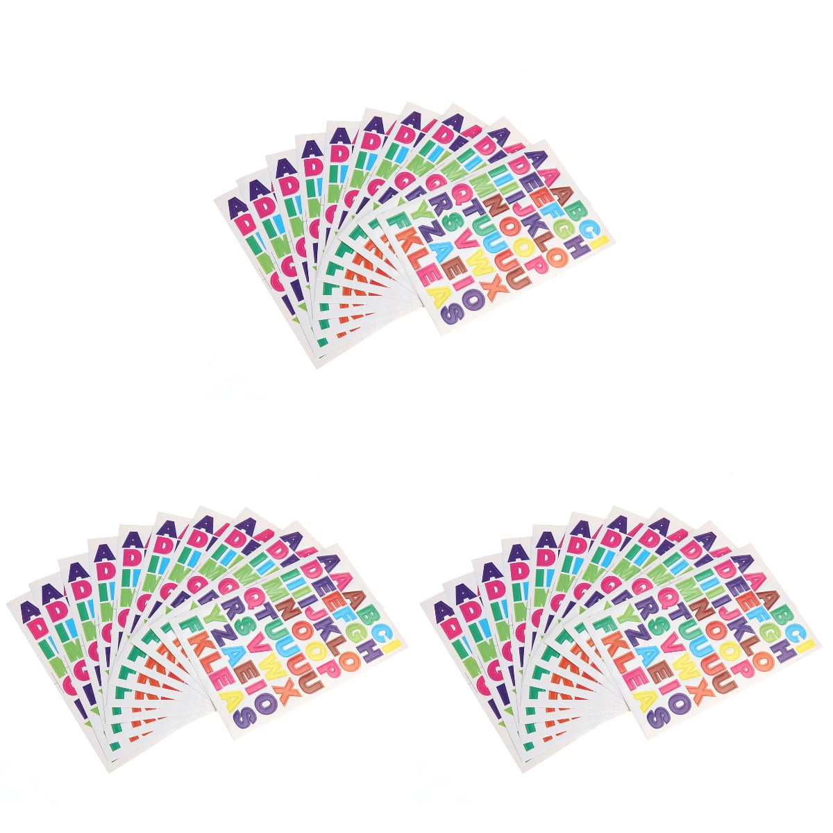 Small Letter Stickers Capital Letters Colored Labels Craft Supplies ...