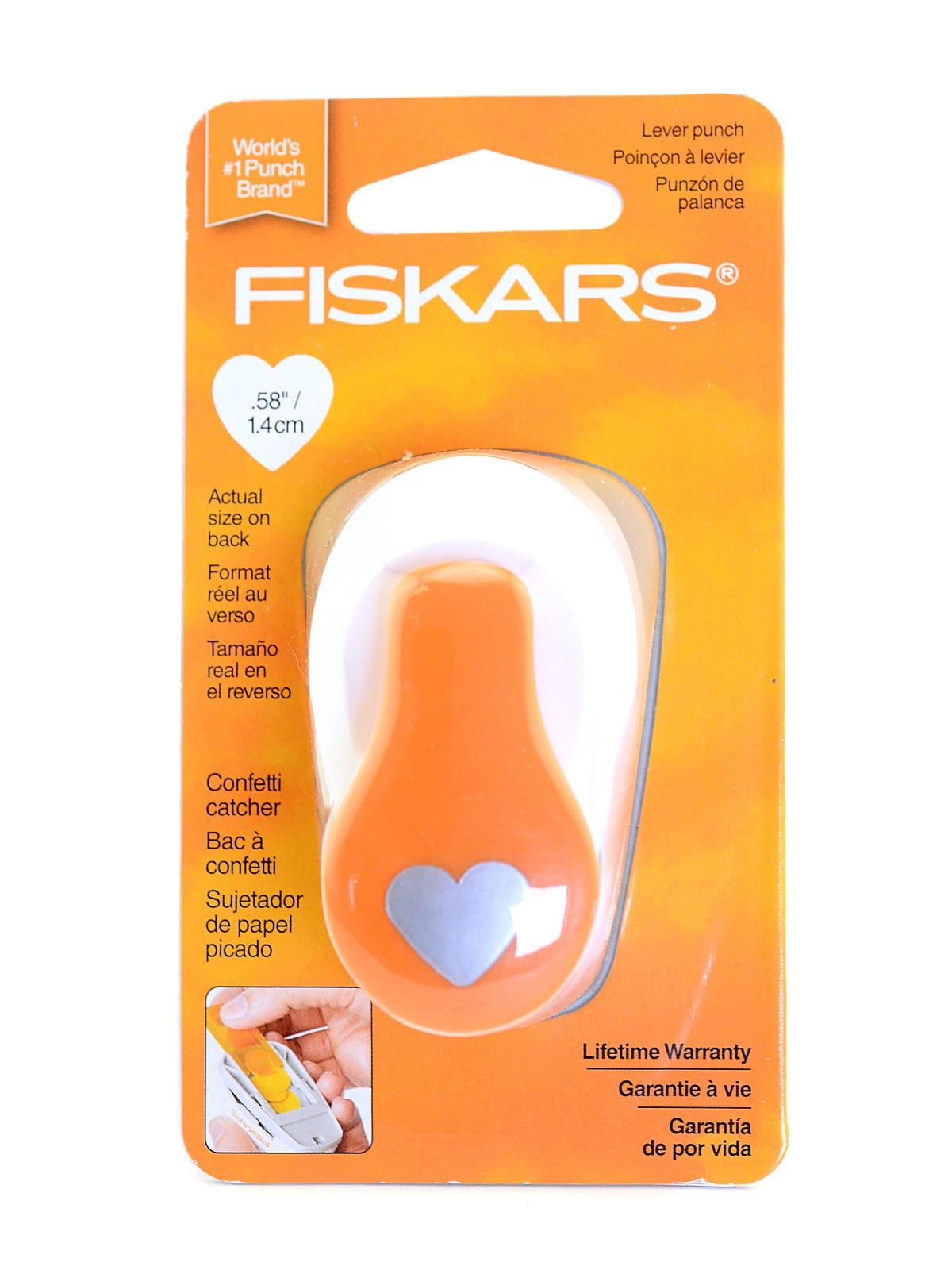 Small Lever Punches heart (pack of 3) - Walmart.com