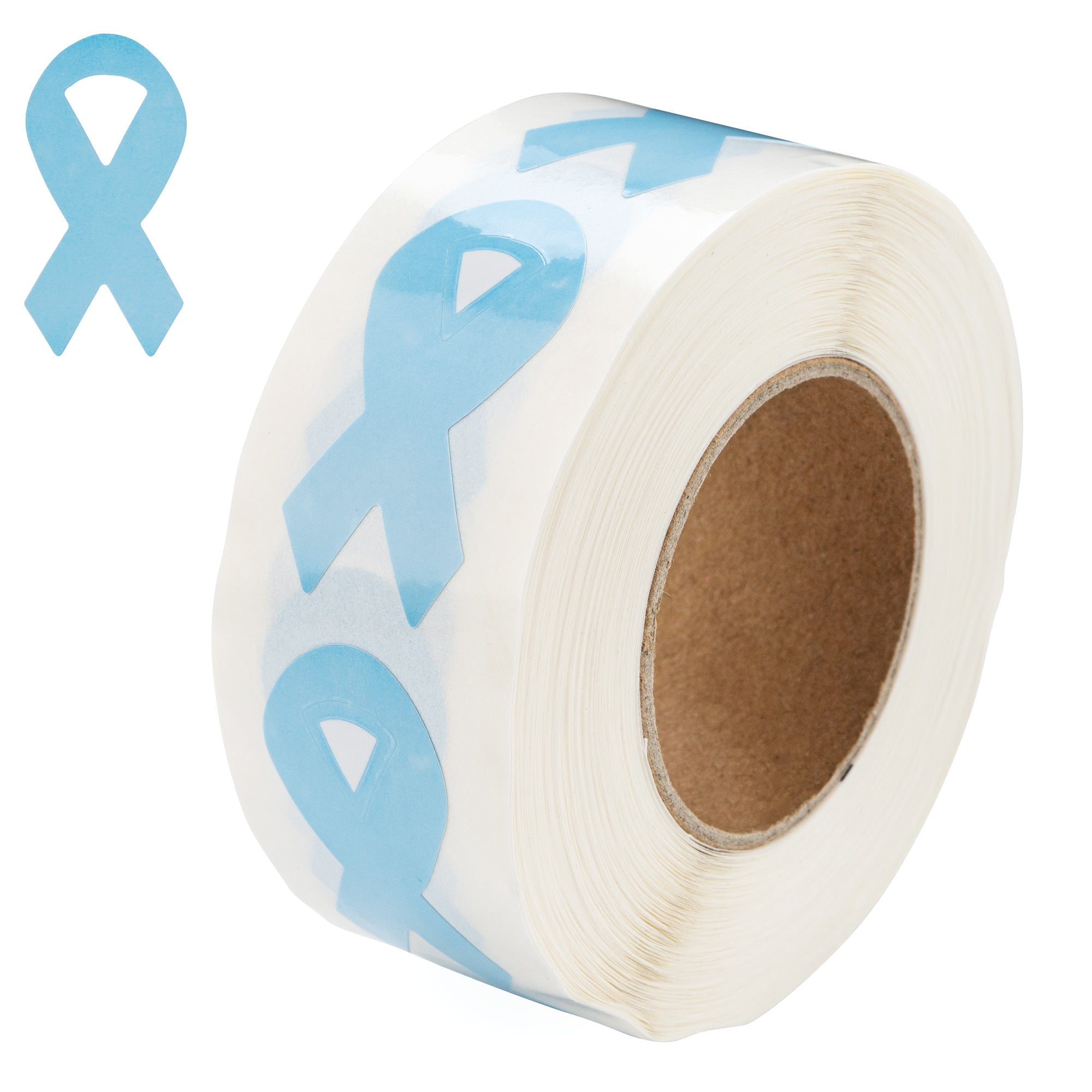 Small Light Blue Ribbon Stickers (250 per Roll) - Walmart.com