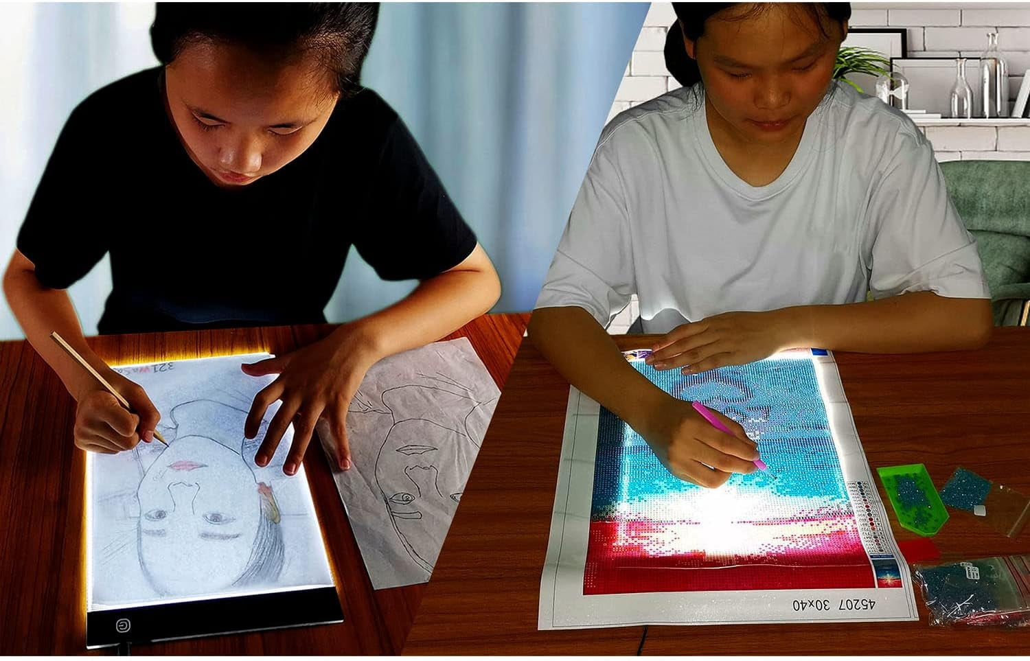 Small Light Box for Tracing, Drawing, Painting, Diamond Art, Weeding ...