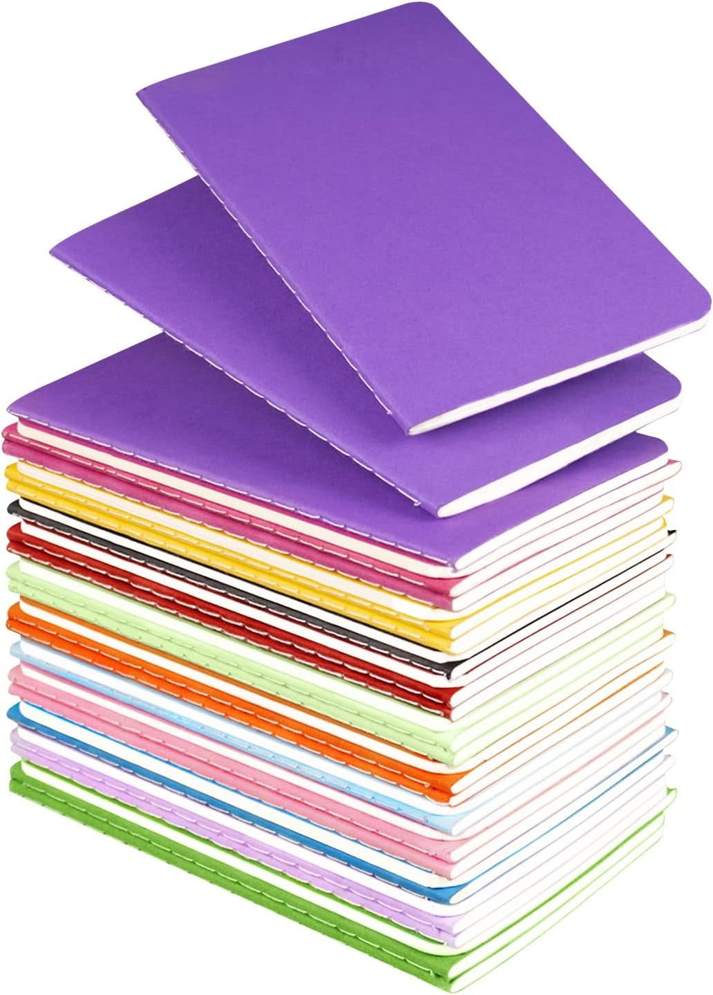 Small Lined Notebooks Bulk 36 Pack Mini Pocket Notepads Journal Set-12 ...