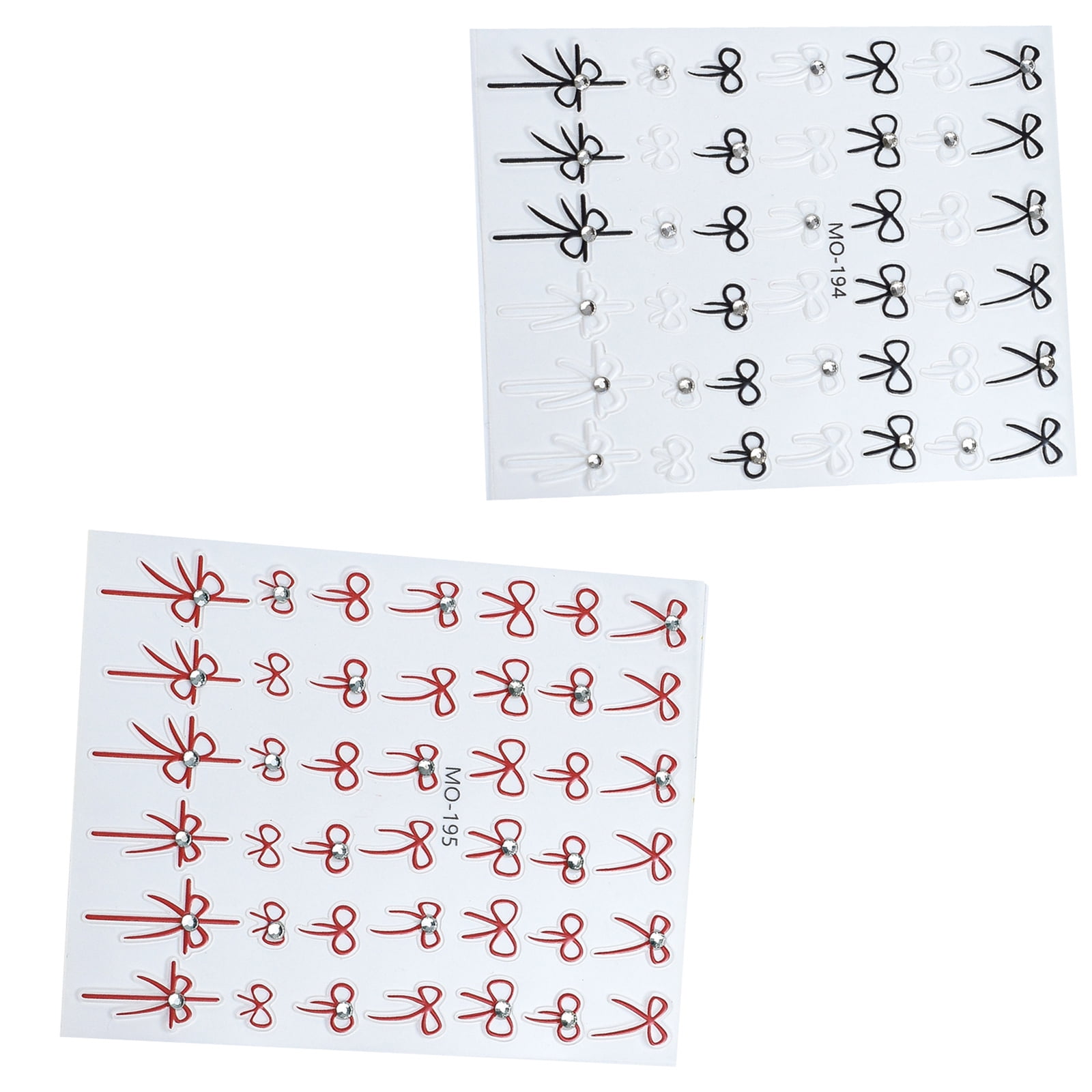 Small Lovely Bow Stickers Self-Adhesive Sliders Art Decoration Decals ...