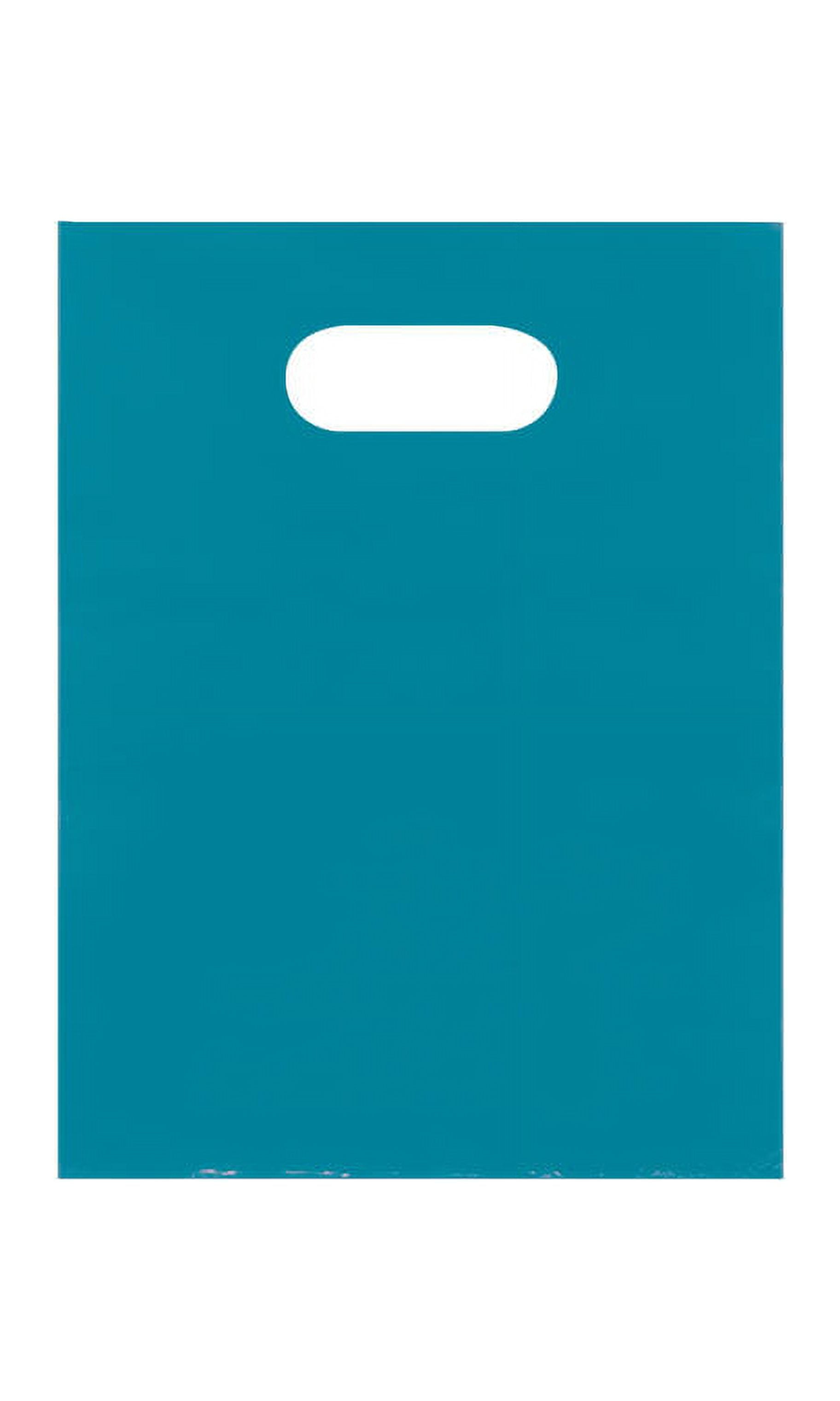 Small Low Density Teal Merchandise Bags - 9”W x 12”H - Case of 1000 ...