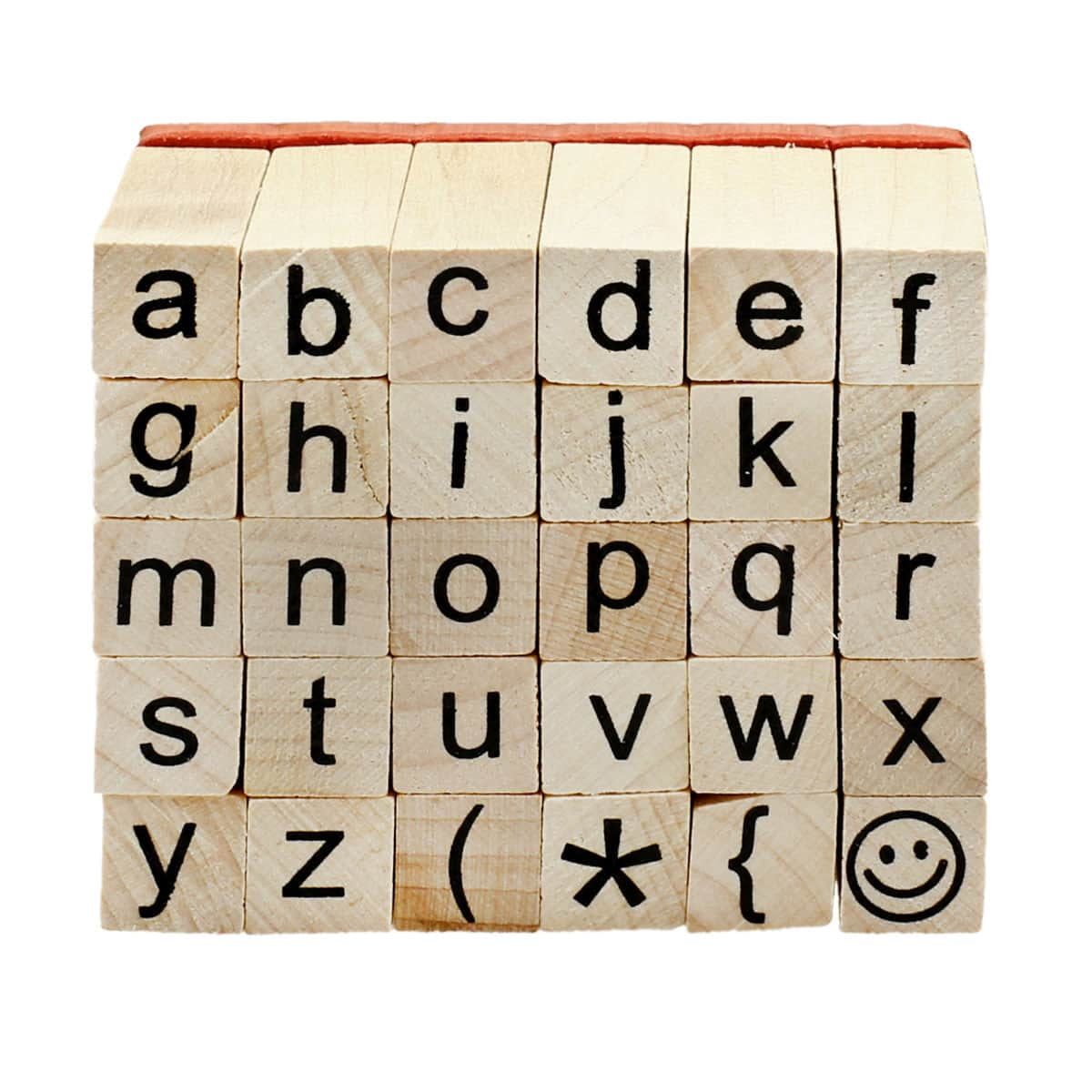 Small Lowercase Alphabet Wood Stamp Set by Recollections™ - Walmart.com