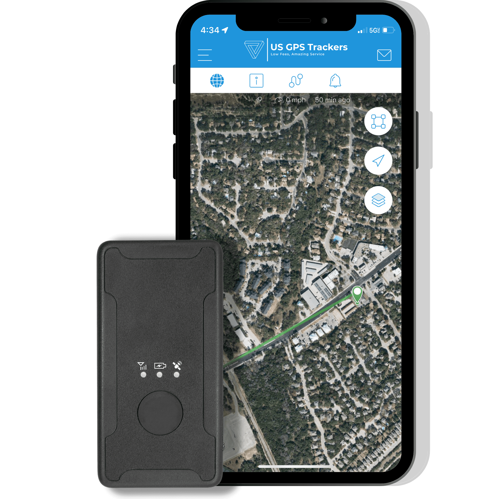 Small Magnetic GPS Tracker for Only $5 a Month with 4G LTE, Vehicle ...